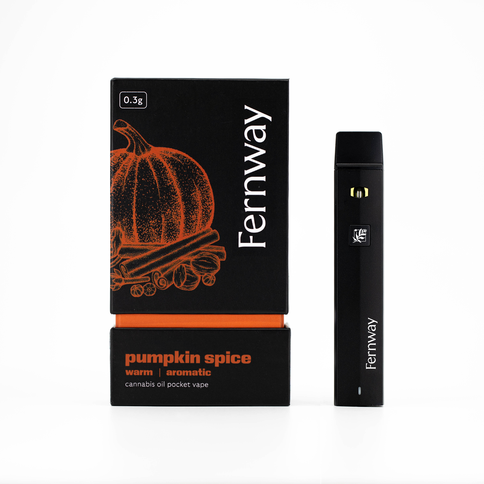 Fernway: Fernway - Pumpkin Spice 0.3g Traveler Vape (H) | Leafly