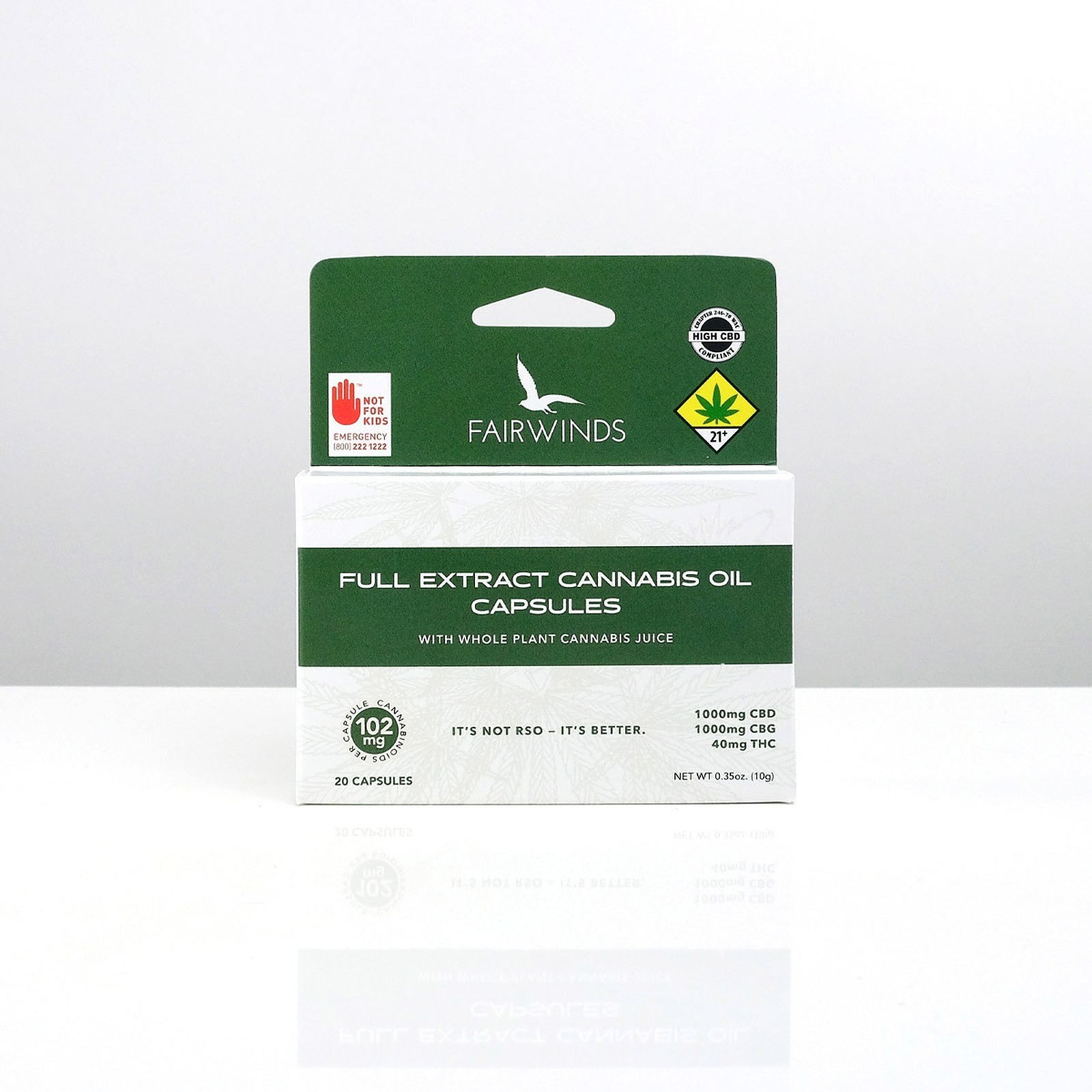 Fairwinds Manufacturing: Full Extract Cannabis Oil Capsules | Leafly