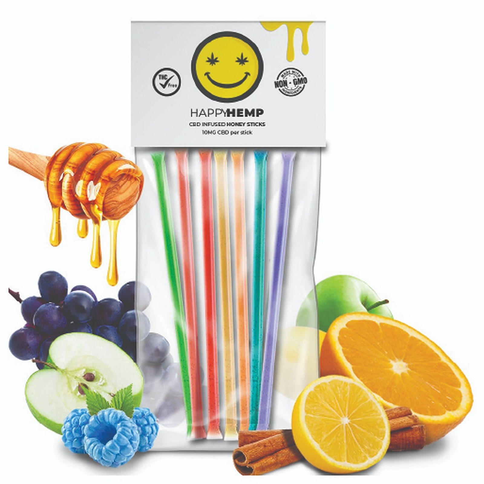 Happy Hemp: CBD Honey Sticks by Happy Hemp | Leafly