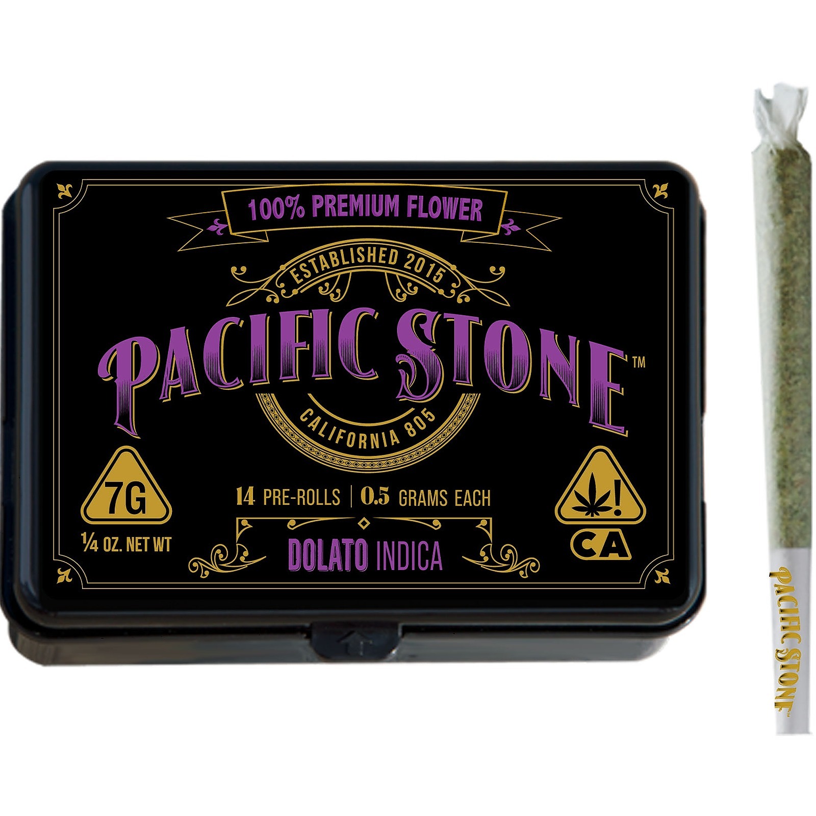 Pacific Stone: Pacific Stone | Dolato Pre-Rolls 14-pack (7g) | Leafly