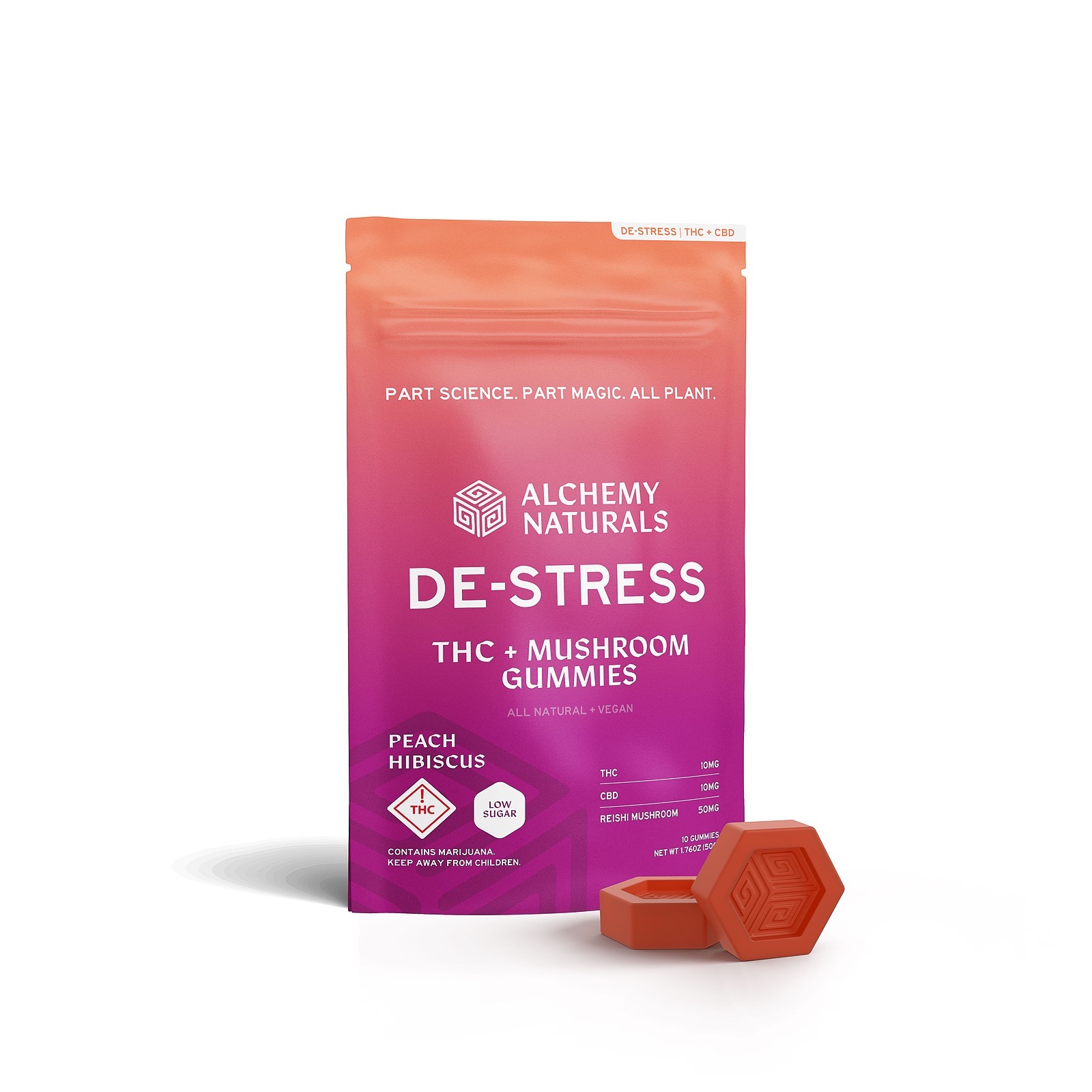Alchemy Naturals: Alchemy Naturals - De-Stress (Peach Hibiscus) | Leafly