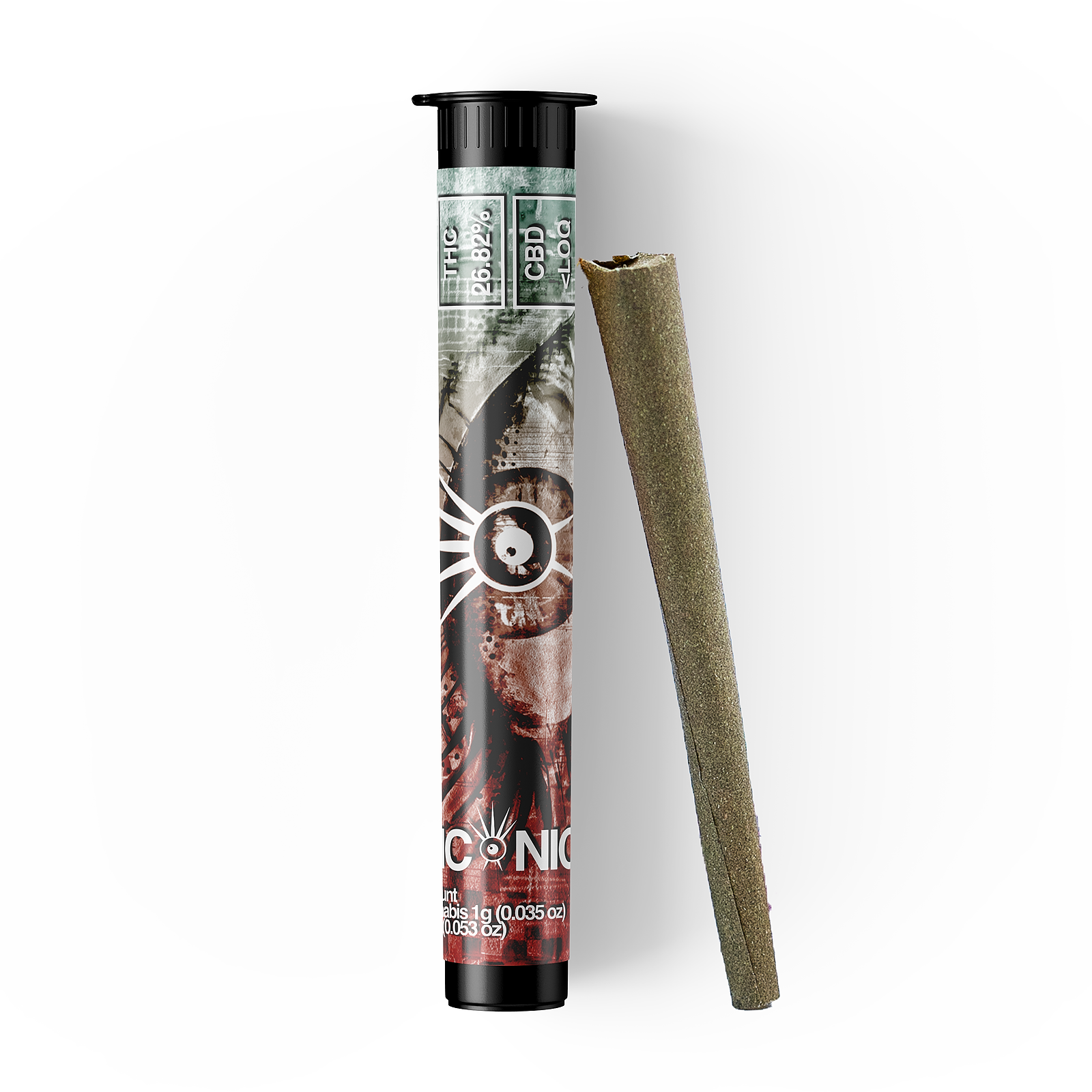 Iconic: 1G Quad Dawg Iconic Blunt (Hybrid/Ripped City) 30.03%/26.82%/