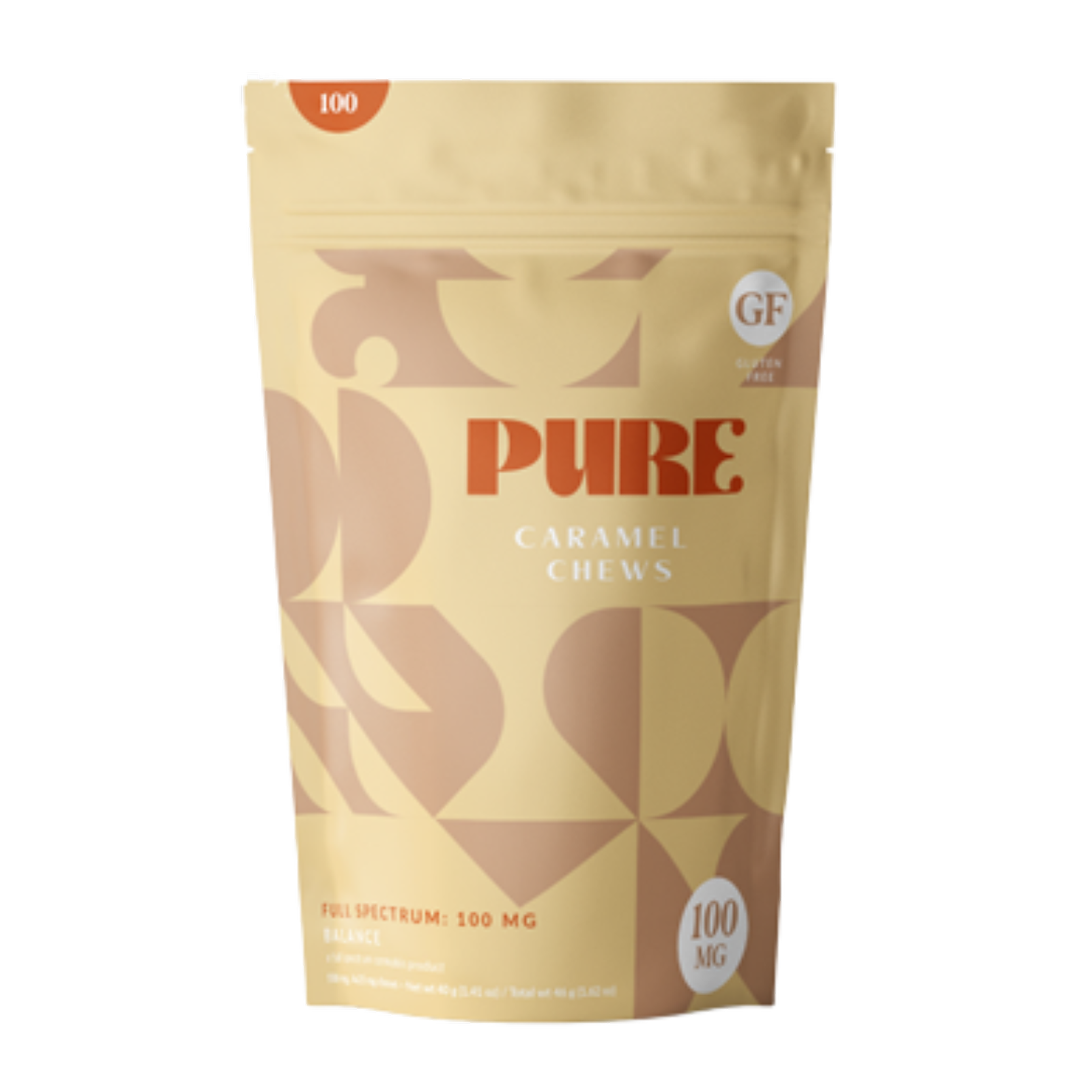 Pure Edibles: Pure Chews 100mg Caramel | Leafly
