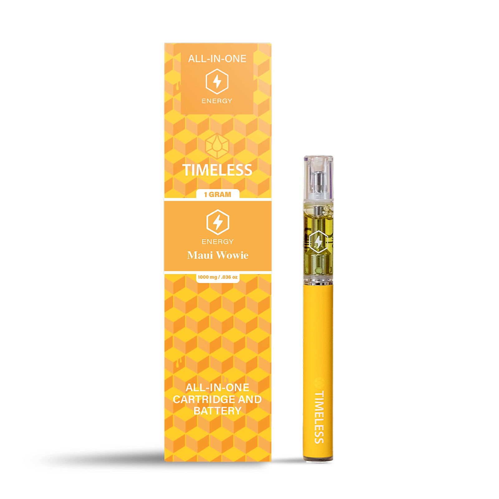 Timeless Vapes: Timeless Maui Wowie All-in-One 1000mg (Energy) | Leafly