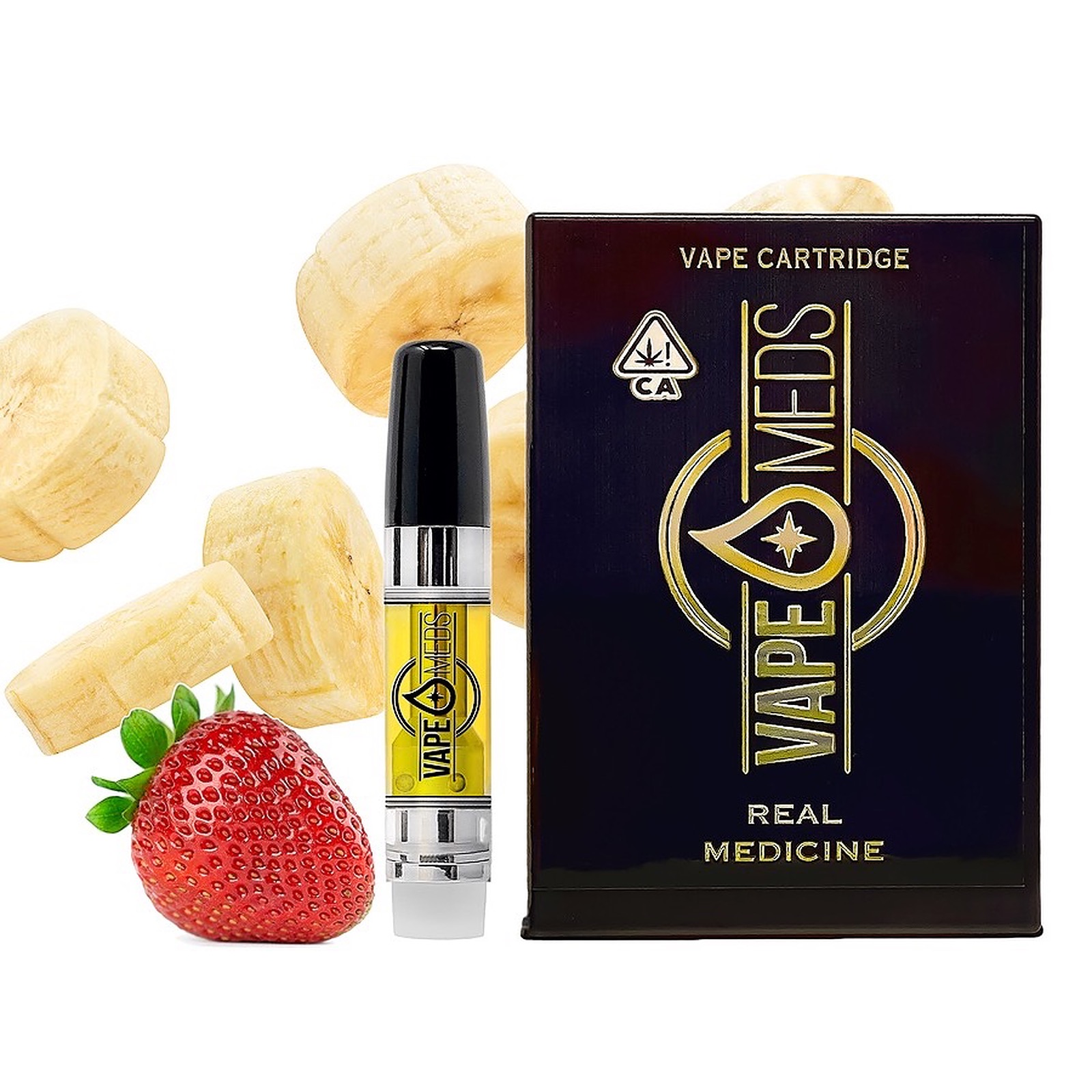 𝐕𝐀𝐏𝐄𝐌𝐄𝐃𝐒®: Strawberry Banana Vape Cartridge | Leafly