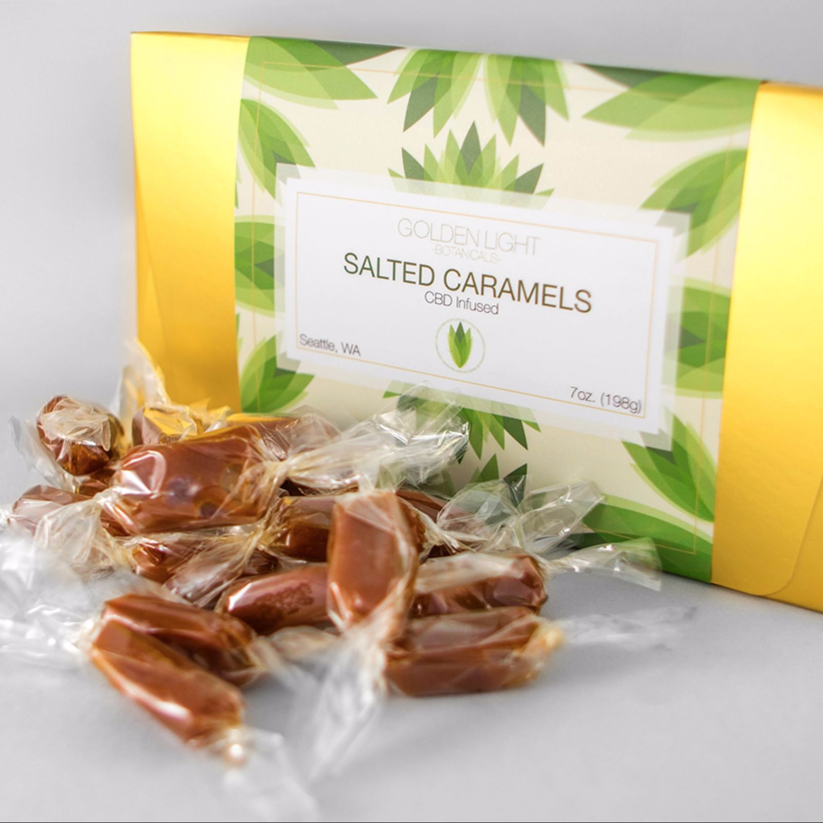 Golden Light Botanicals: Salted Caramels - 31 count box | Leafly