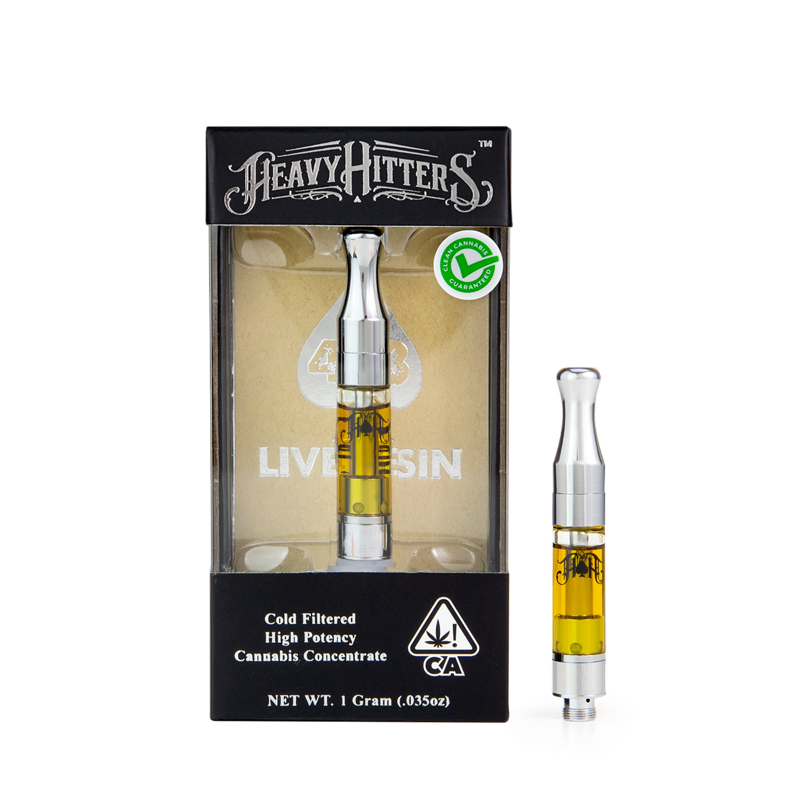 Heavy Hitters: Lemon OG 483 Live Resin 1G Cart (Hybrid) | Leafly