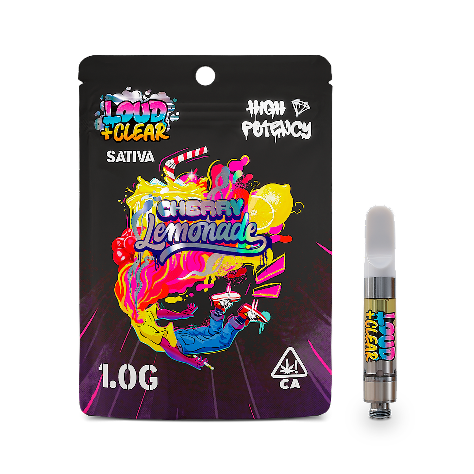 Loud + Clear: Loud + Clear - Cherry Lemonade Cartridge - 1g | Leafly
