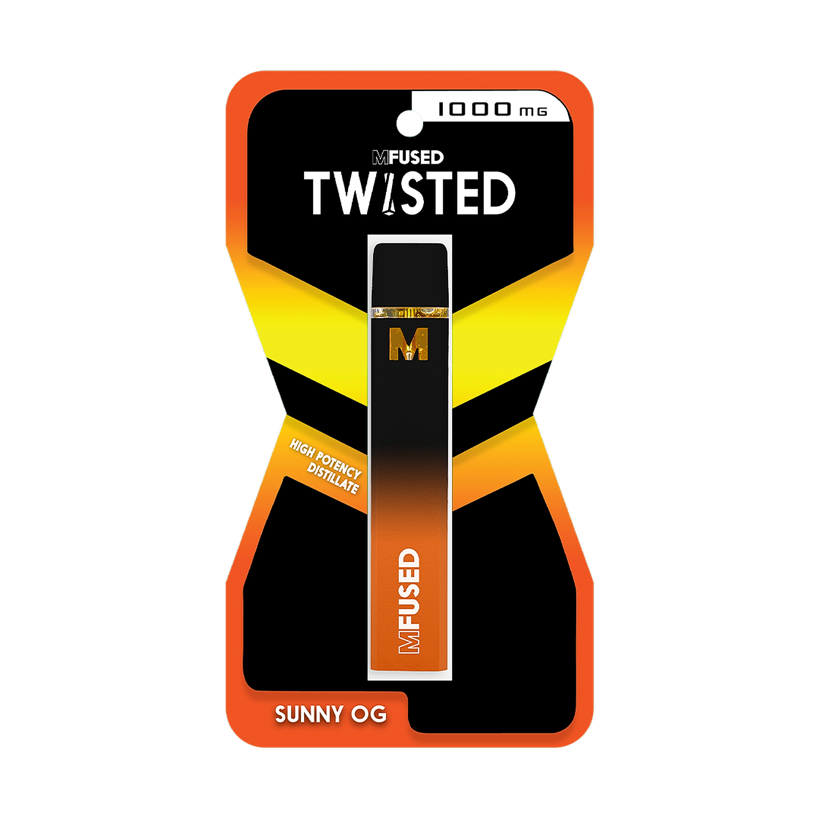 MFUSED: TWISTED Disposable Vape - Sunny OG | Leafly