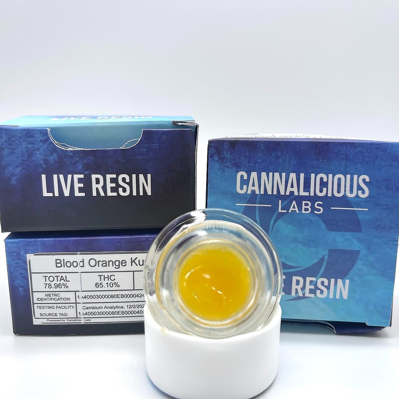 Cannalicious Labs: Blood Orange Kush Live Resin 1.0g | Leafly