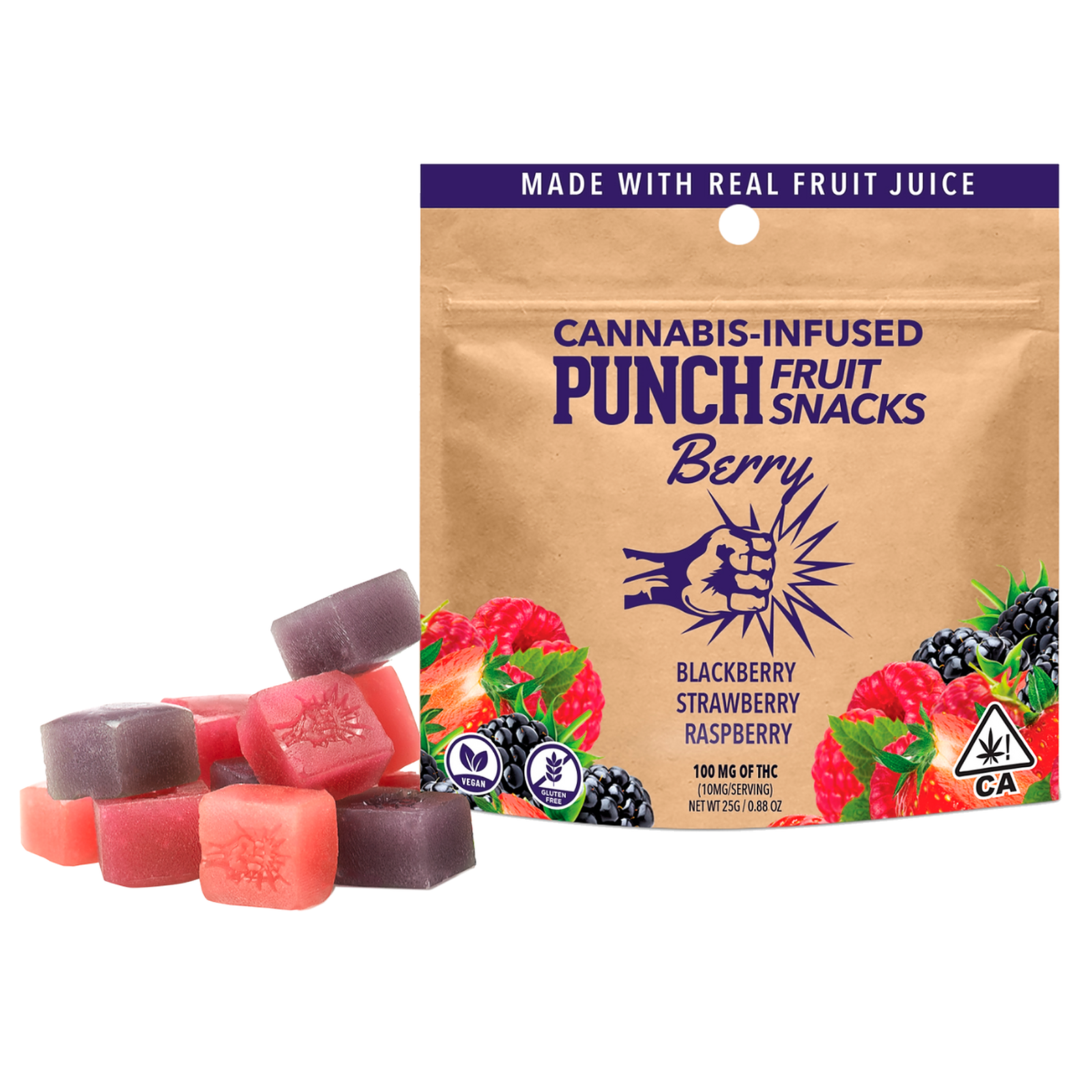 Punch: Berry Punch Fruit Snacks | Leafly