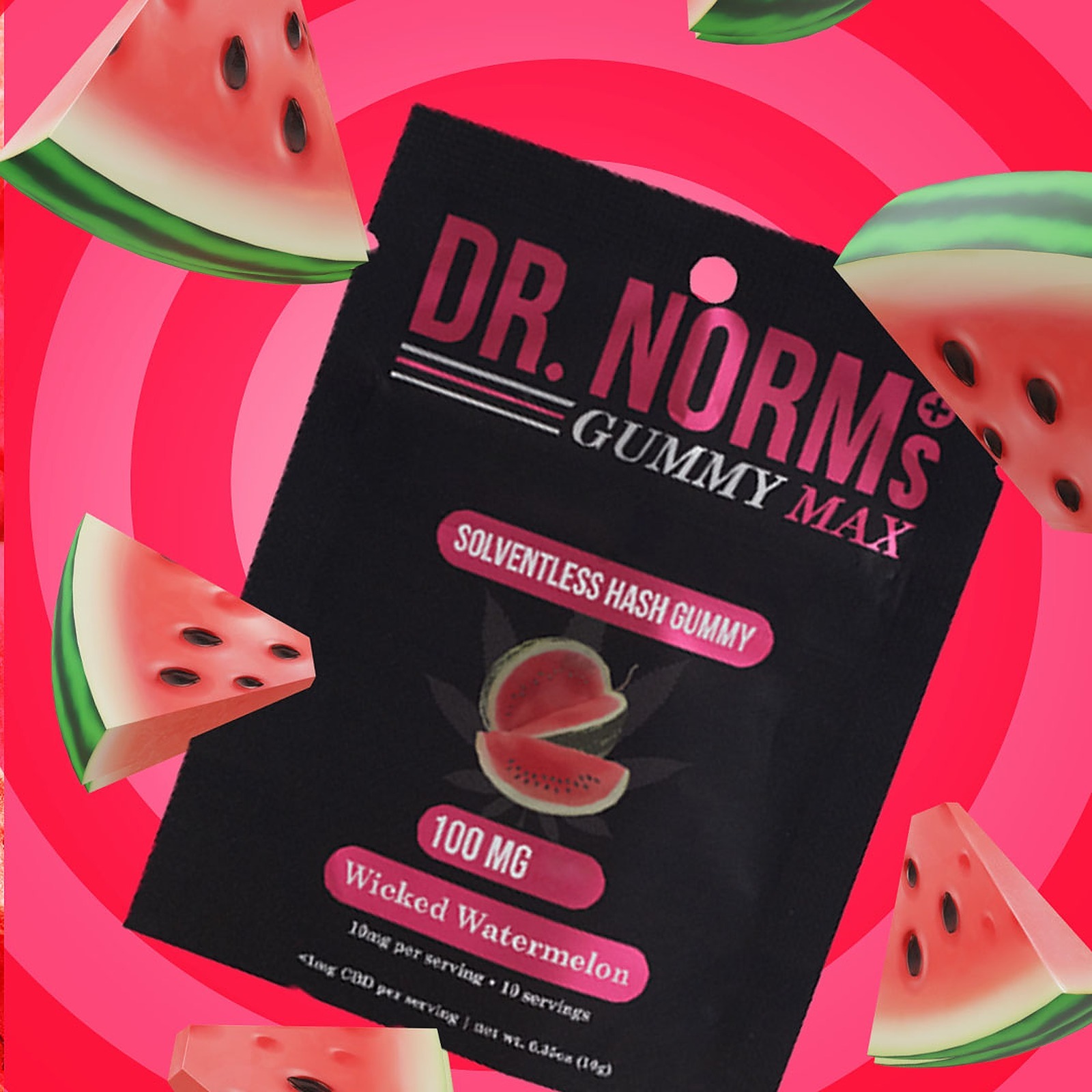 Dr. Norm's: Wicked Watermelon Gummy MAX | Leafly