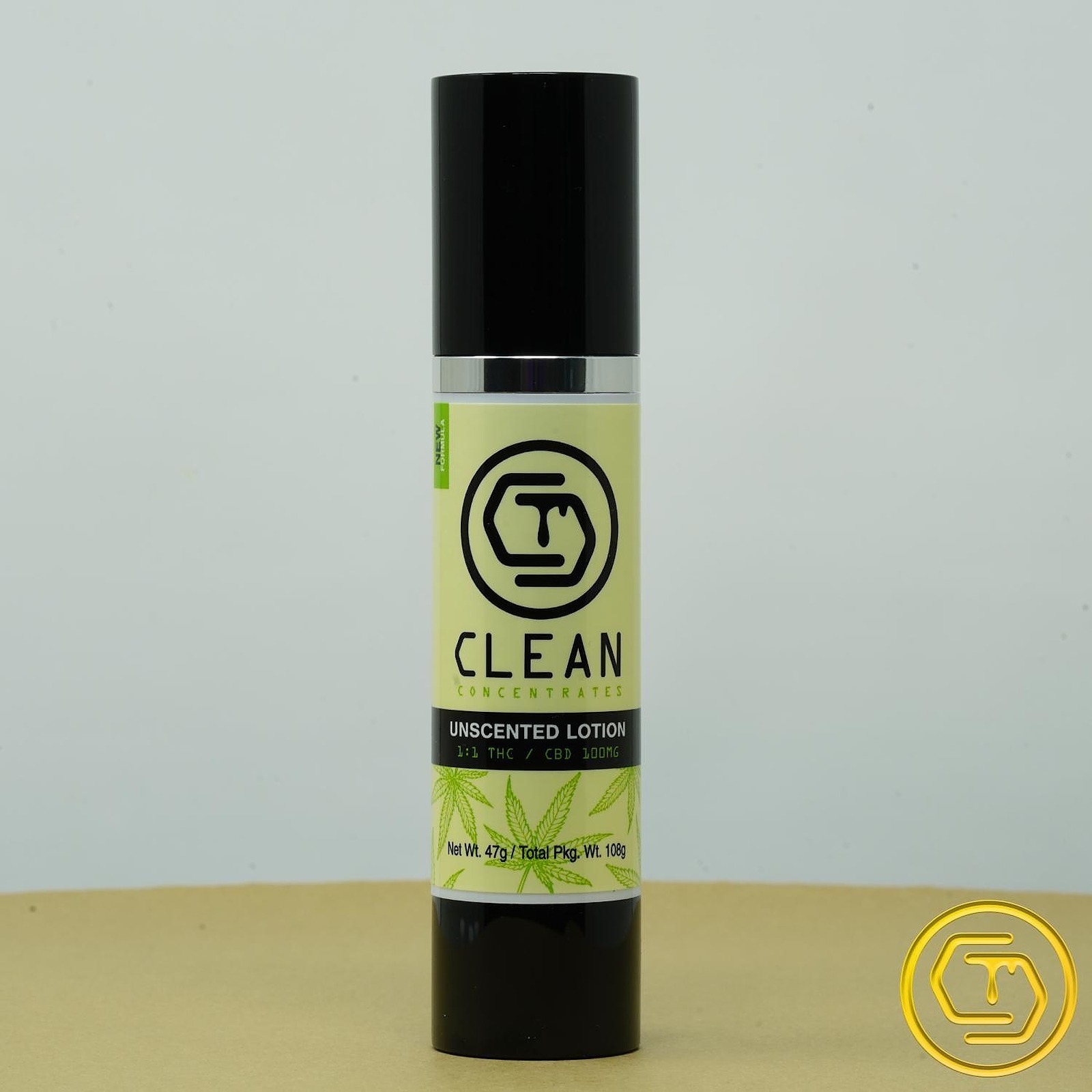 Clean Concentrates: Clean Concentrates 1:1 Unscented Lotion (100mg THC ...
