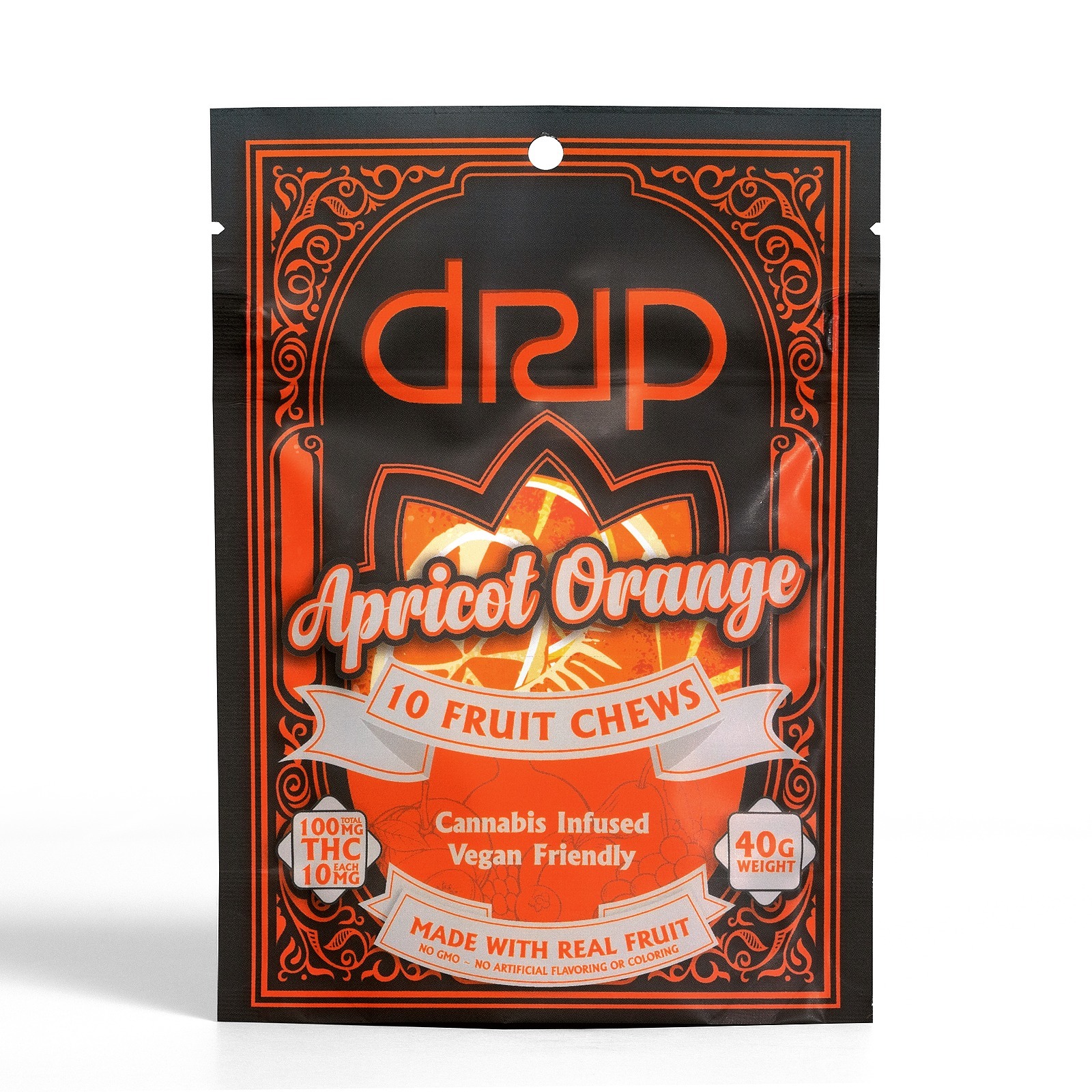 DRIP Oils + Extracts: Fruit Chews 100mg Apricot | Leafly