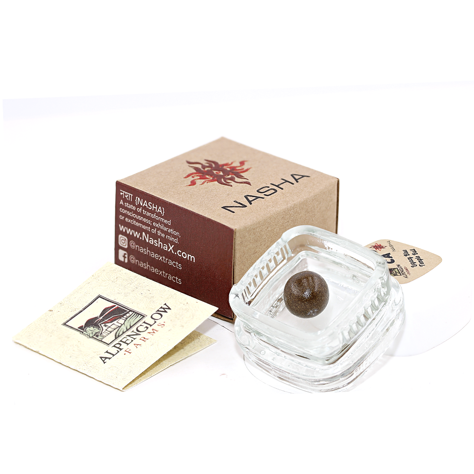 NASHA: Legacy Blue Red Temple Ball Hash | Leafly