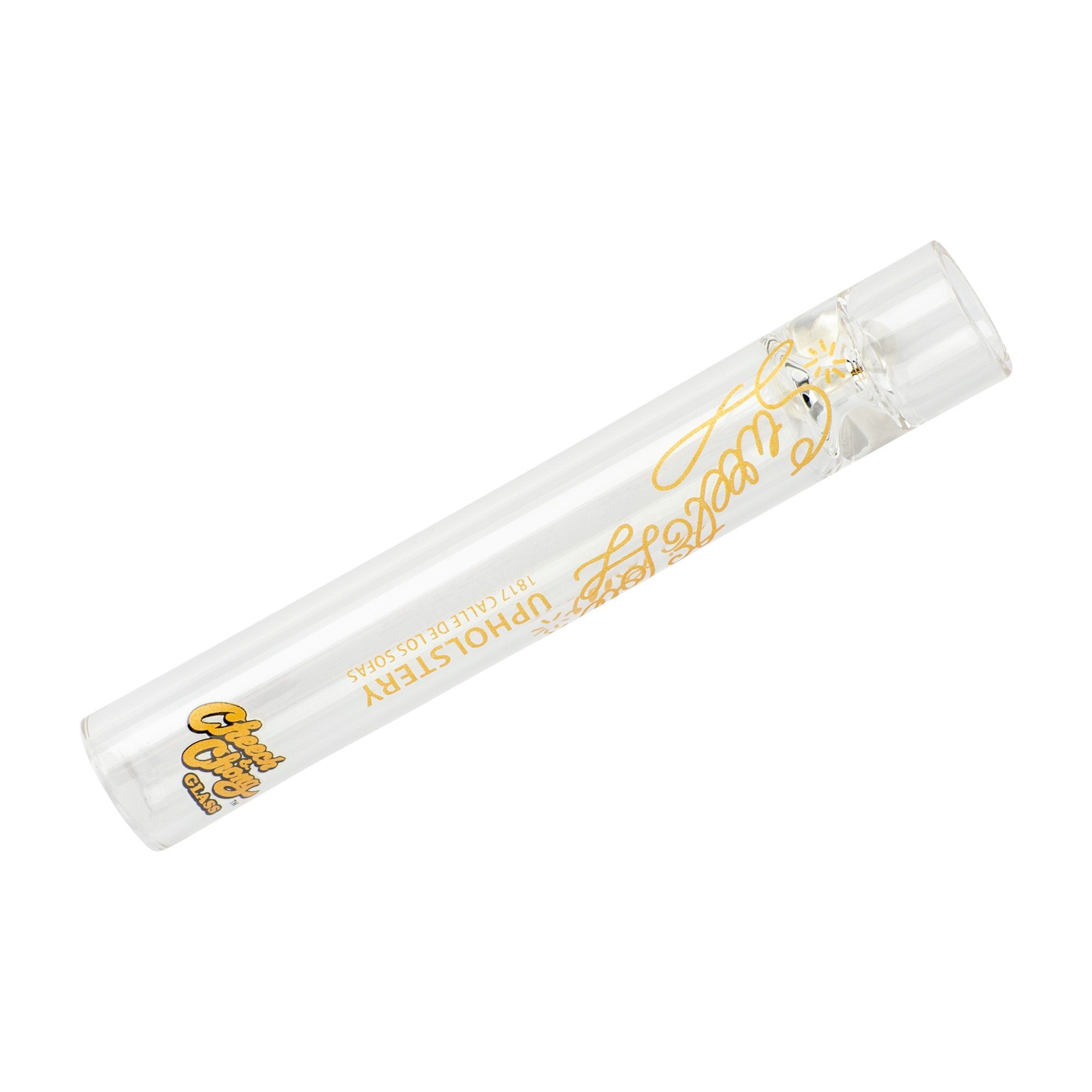 Cheech & Chong Glass: "Sweet & Low" Decal Taster | Leafly