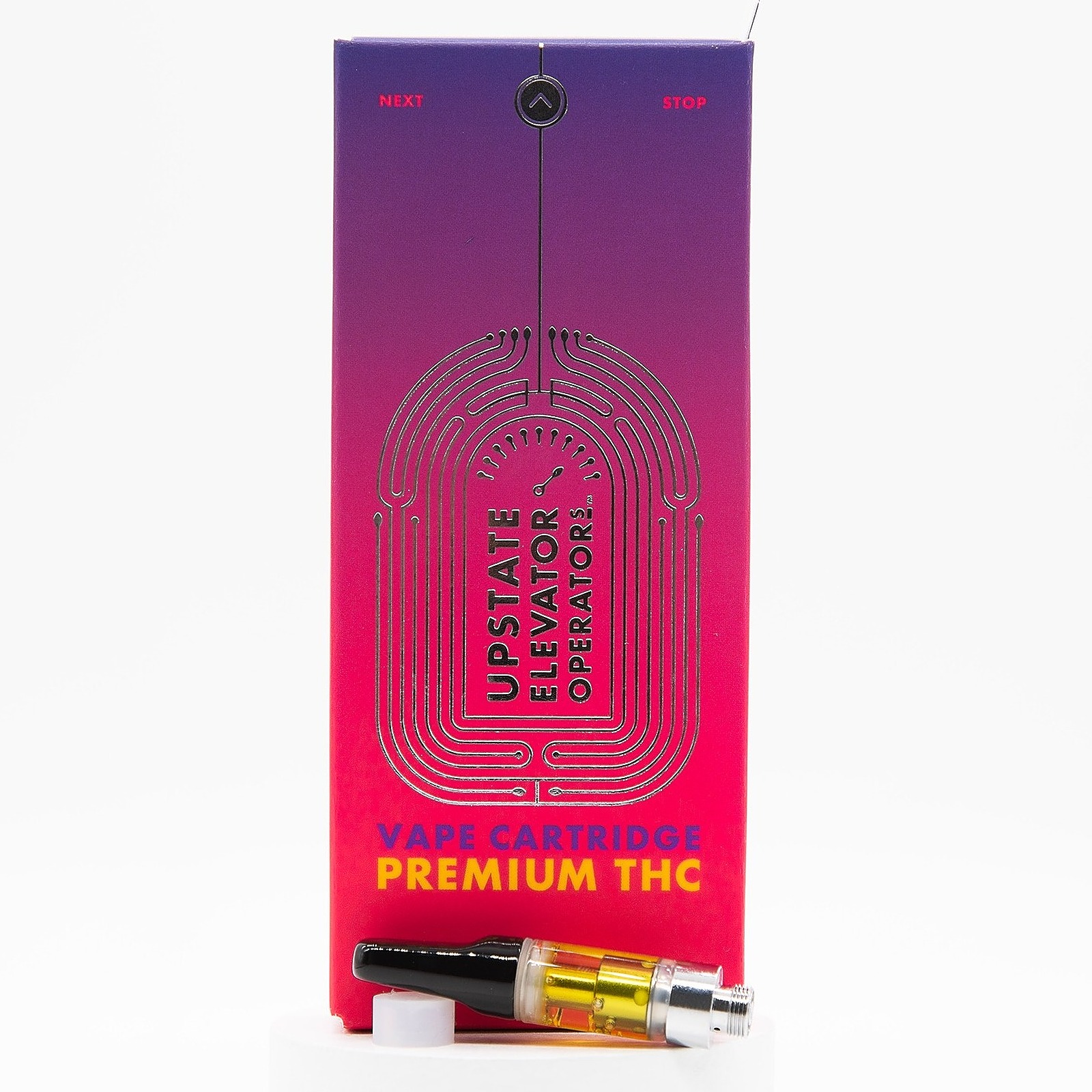 Upstate Elevator Operators: Premium THC Vape Cartridge, 0.5g | Leafly