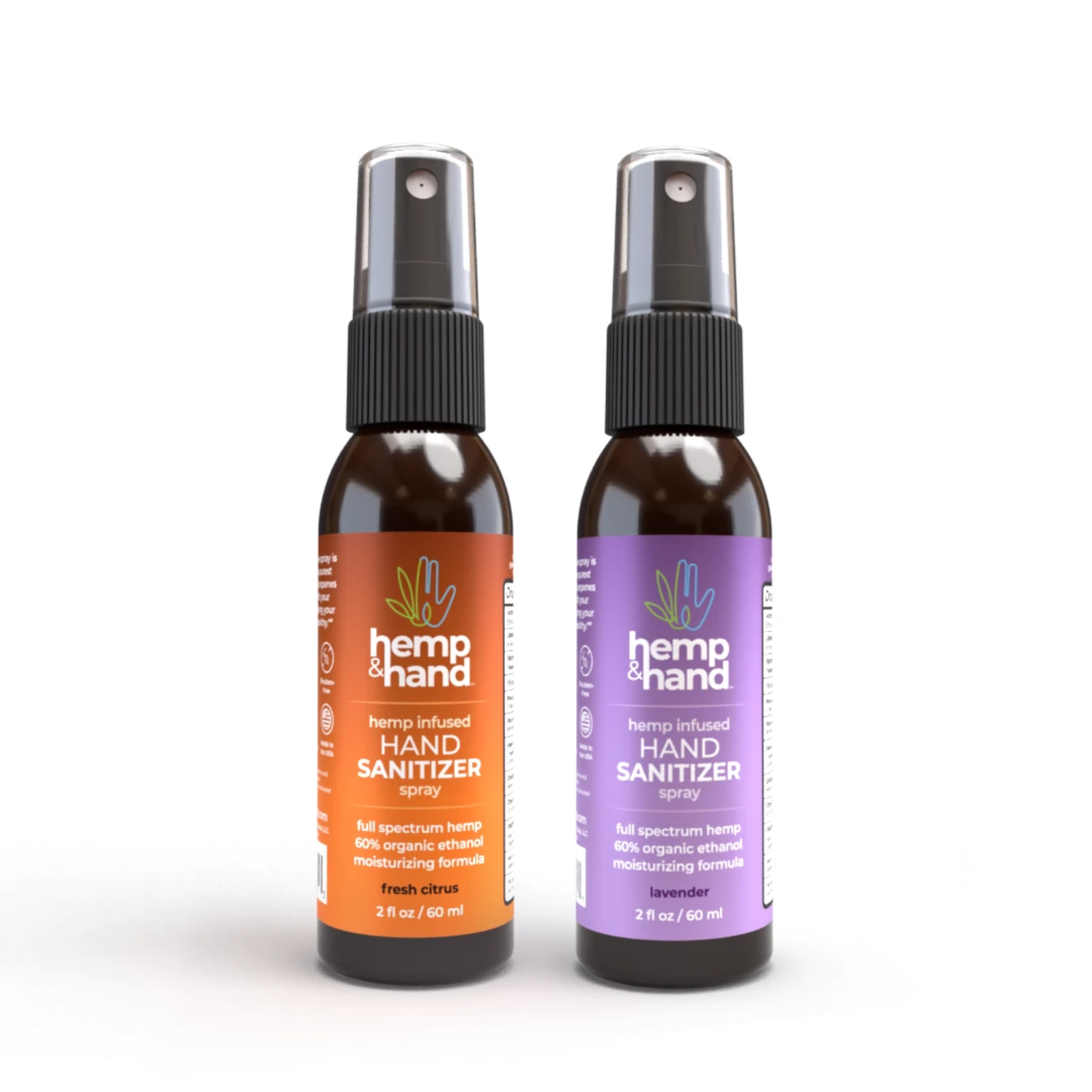 Hemp & Hand: Hand Sanitizer | 2-pack | Leafly