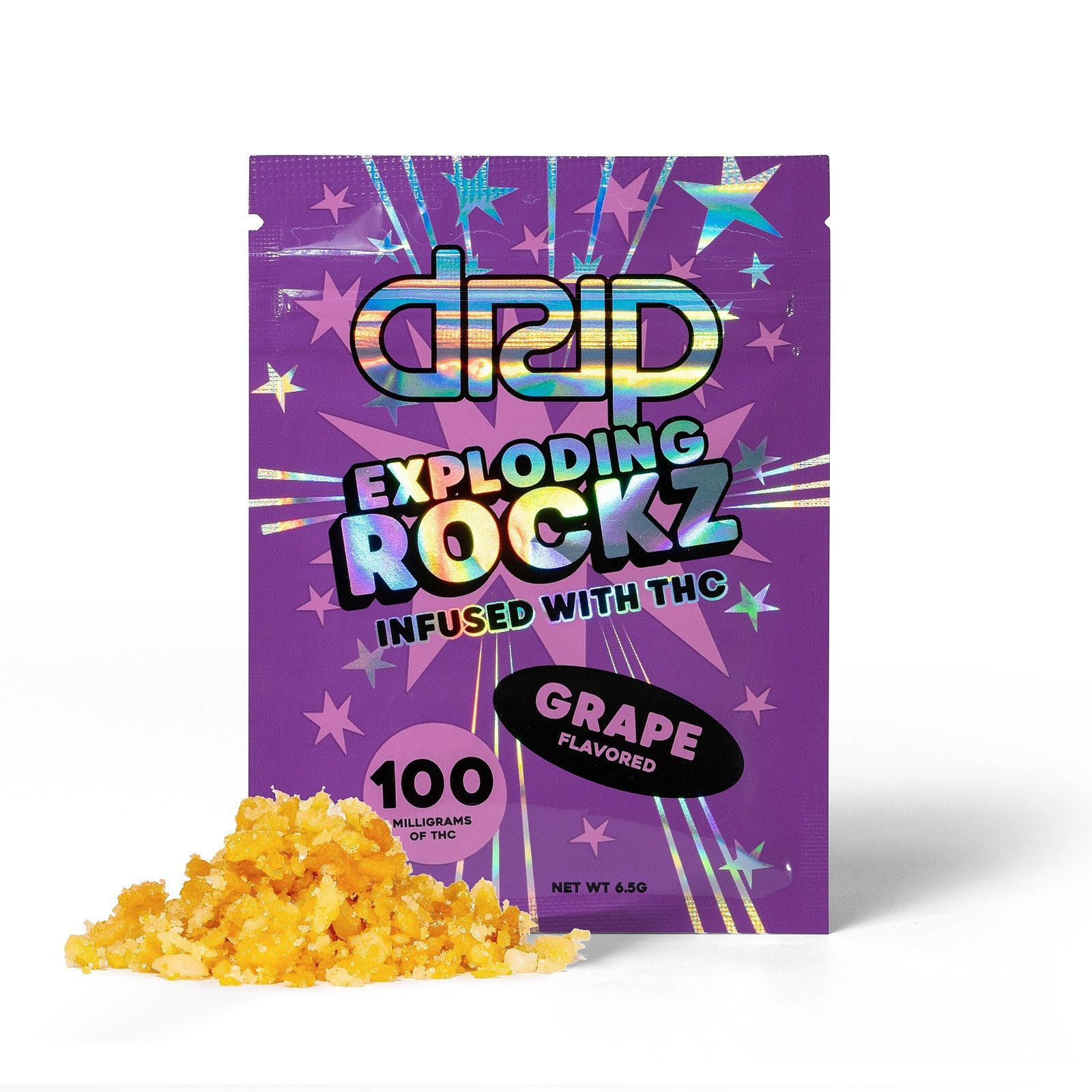 DRIP Oils + Extracts: Exploding Rockz 100mg Grape | Leafly