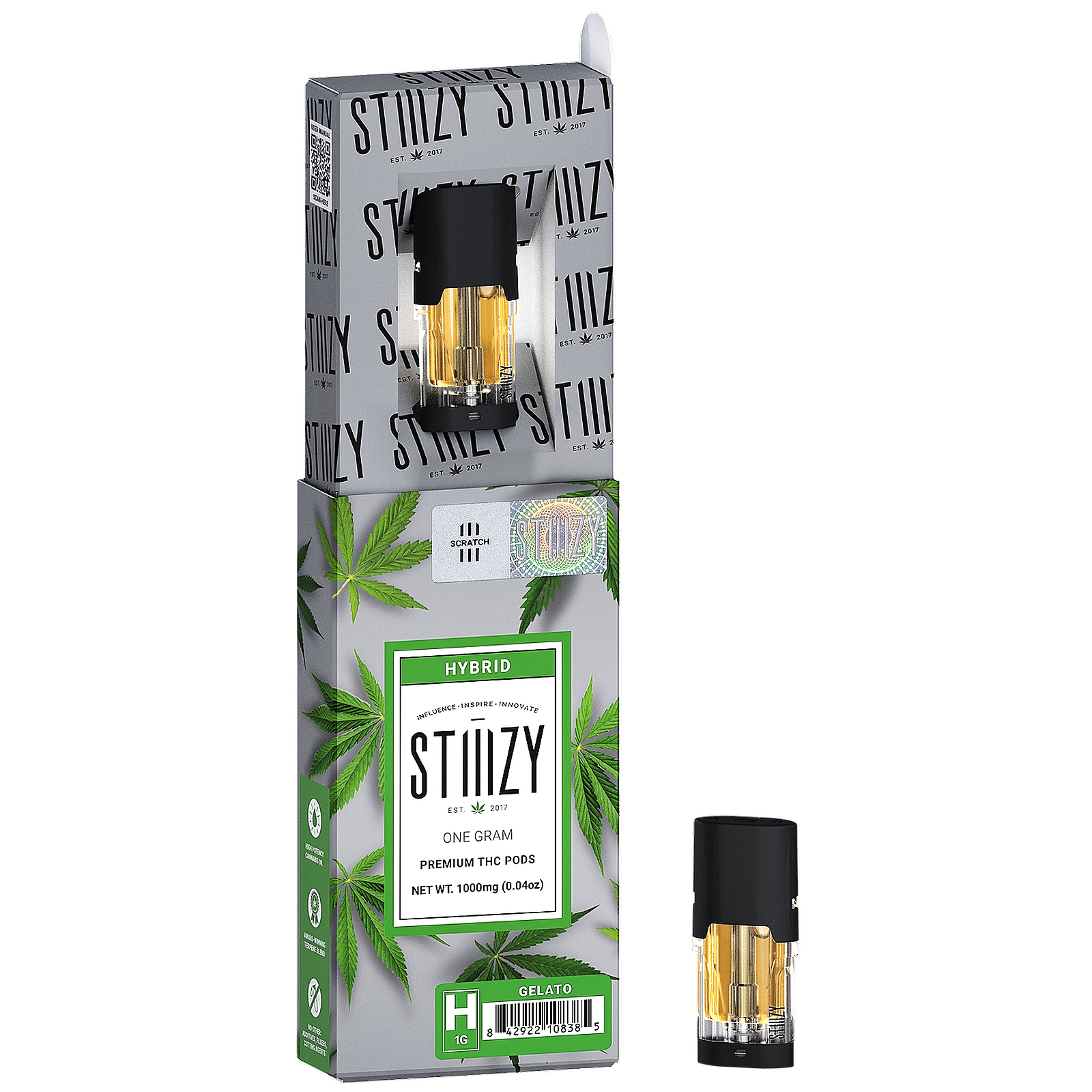 STIIIZY: GELATO - PREMIUM THC POD 1G | Leafly