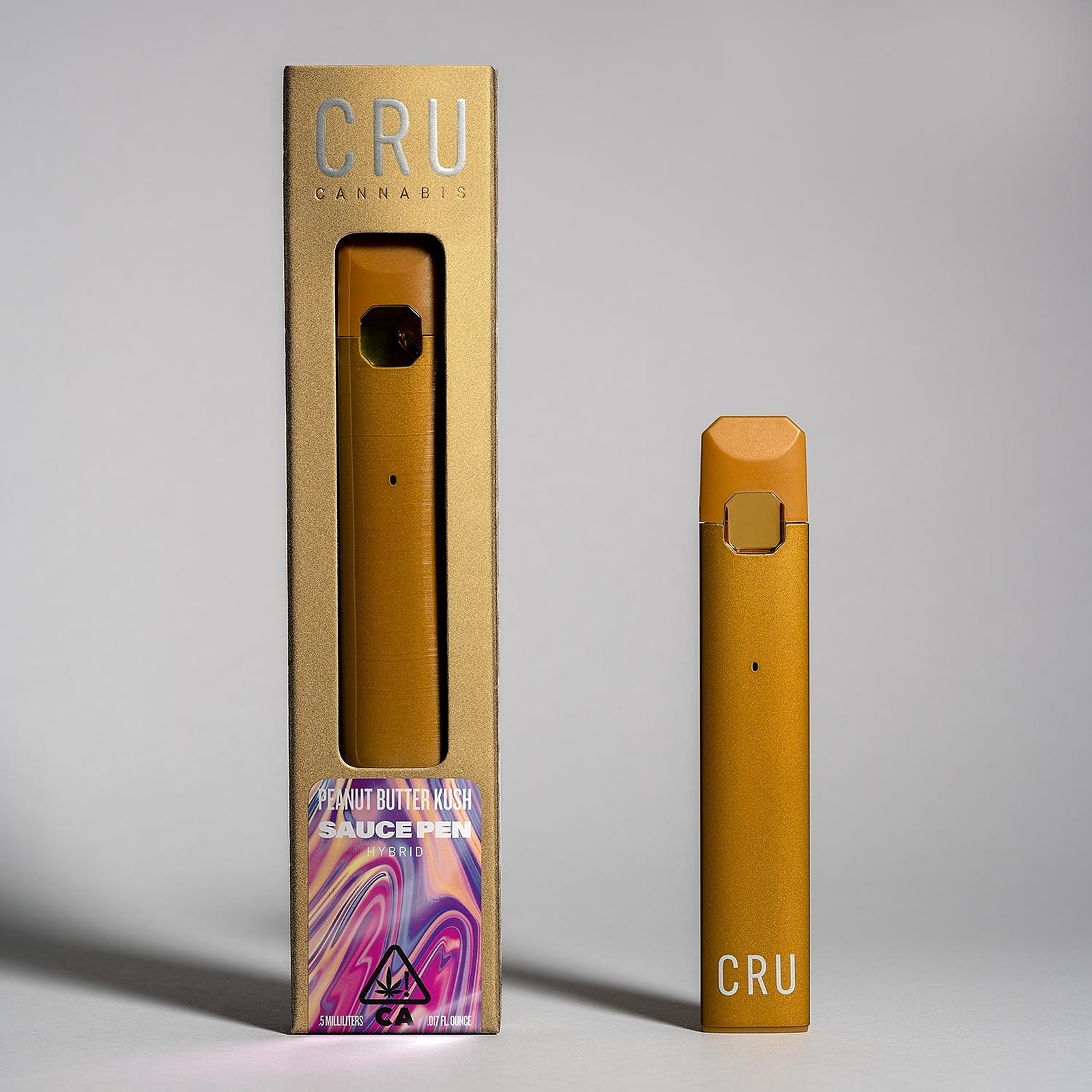CRU Cannabis: Penut Butter Kush (0.5ml Sauce Pen) | Leafly