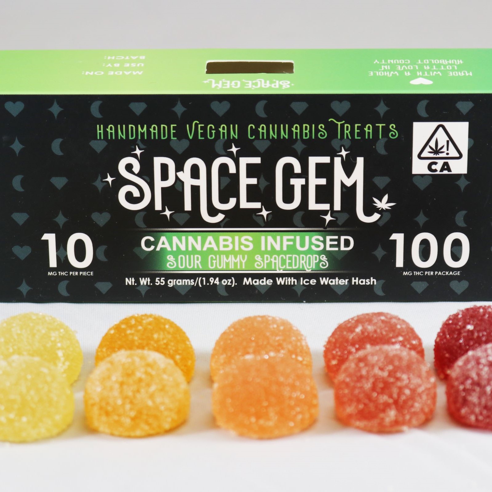 Space Gem: Sour SpaceDrops 100mg 10-Pack | Leafly
