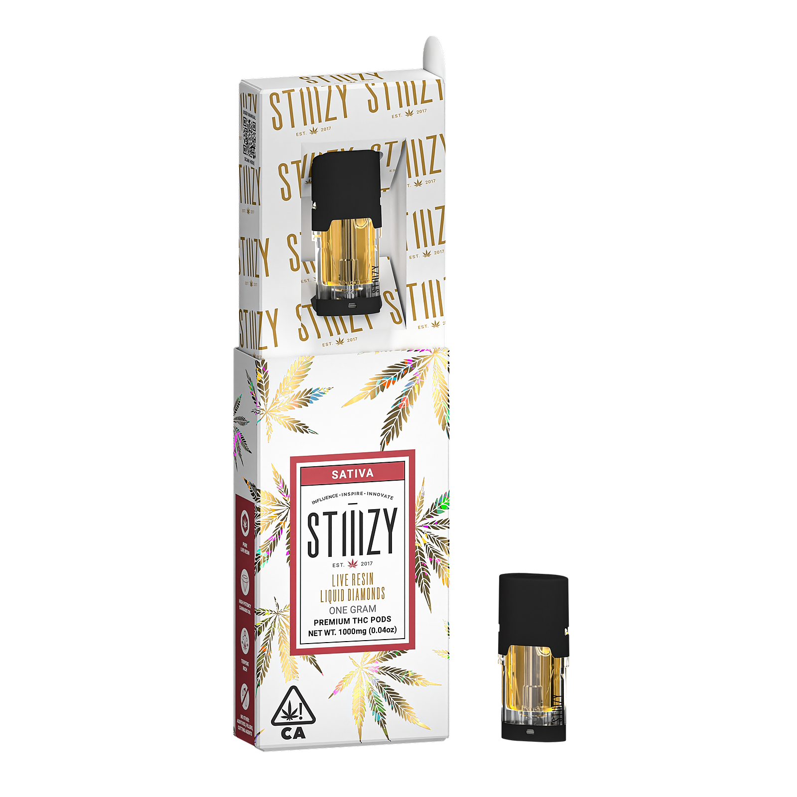 STIIIZY: GREEN CRACK LIVE RESIN LIQUID DIAMONDS POD 1G | Leafly