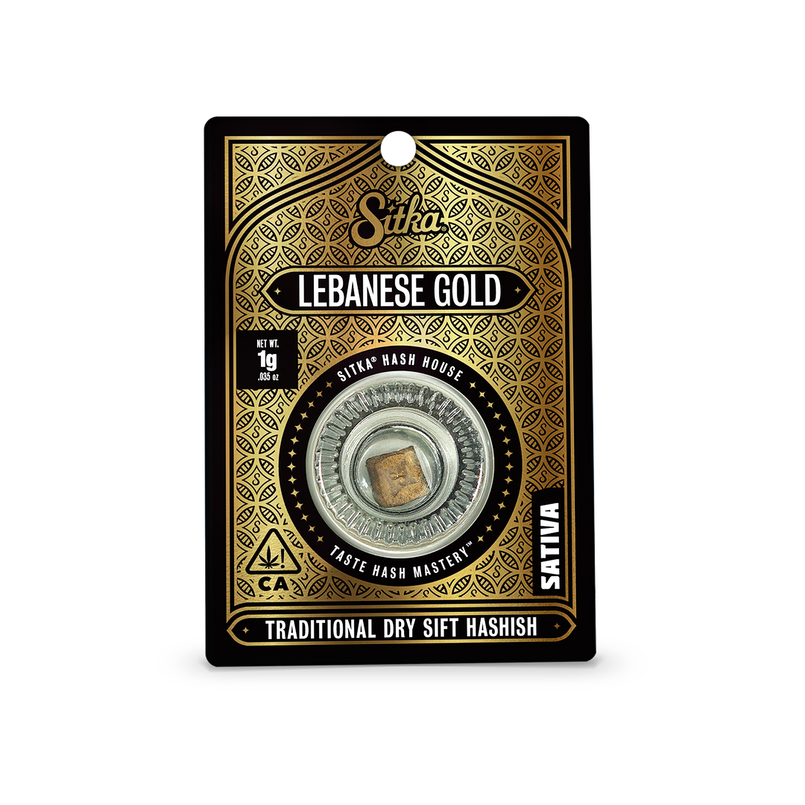 Sitka® Hash House: Lebanese Gold Hash 1g | Leafly