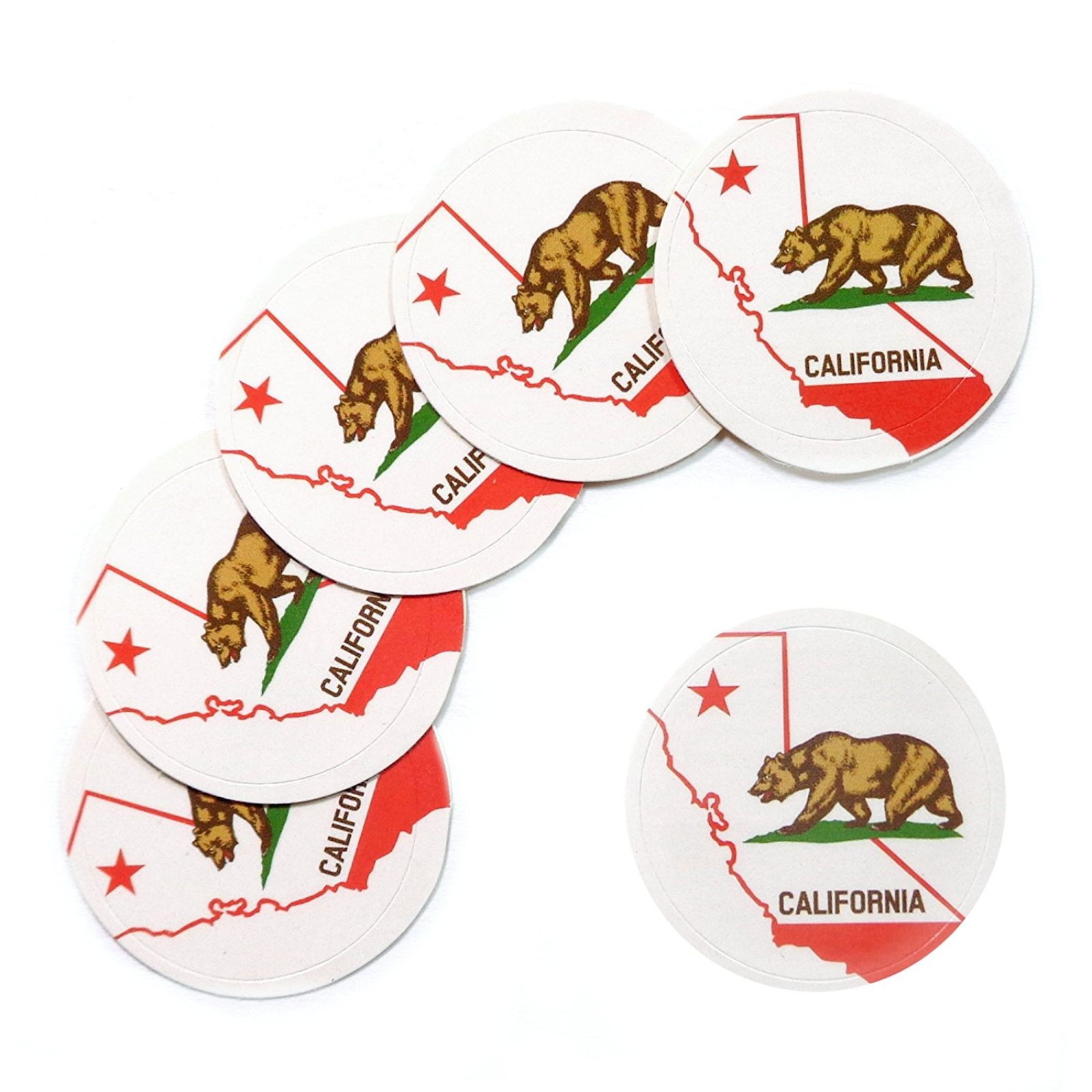 Shatter Labels: 100 CA State Flag Bear Shatter Labels Medical Marijuana ...