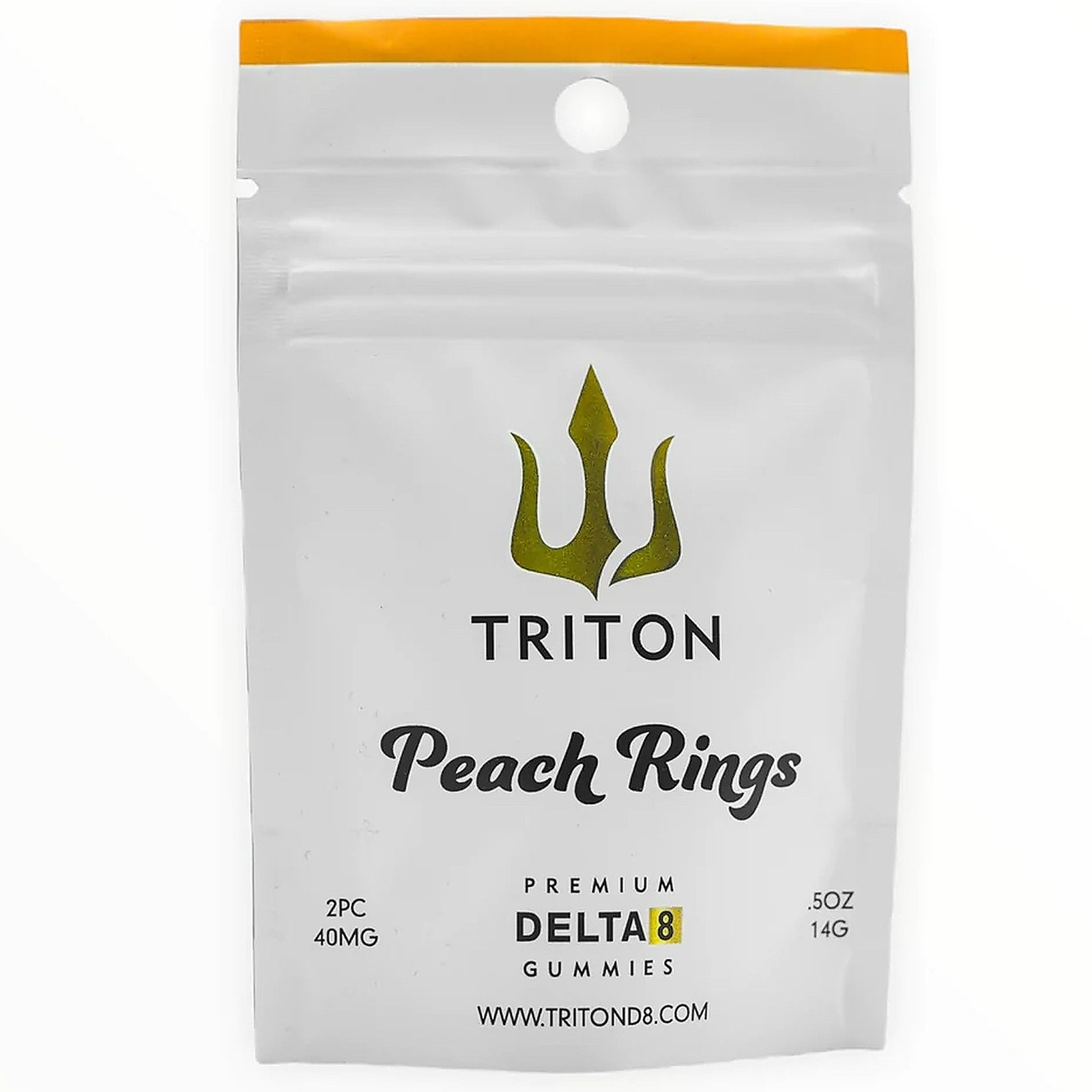 Triton: 20mg Delta 8 Peach Rings Gummies | Leafly