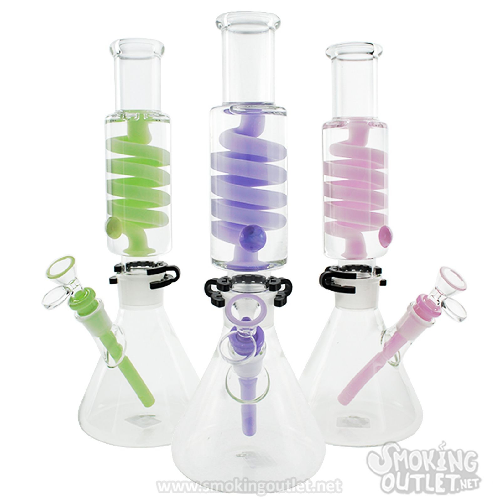 Smoking Outlet: Glycerin Chiller Beaker Bong | Leafly
