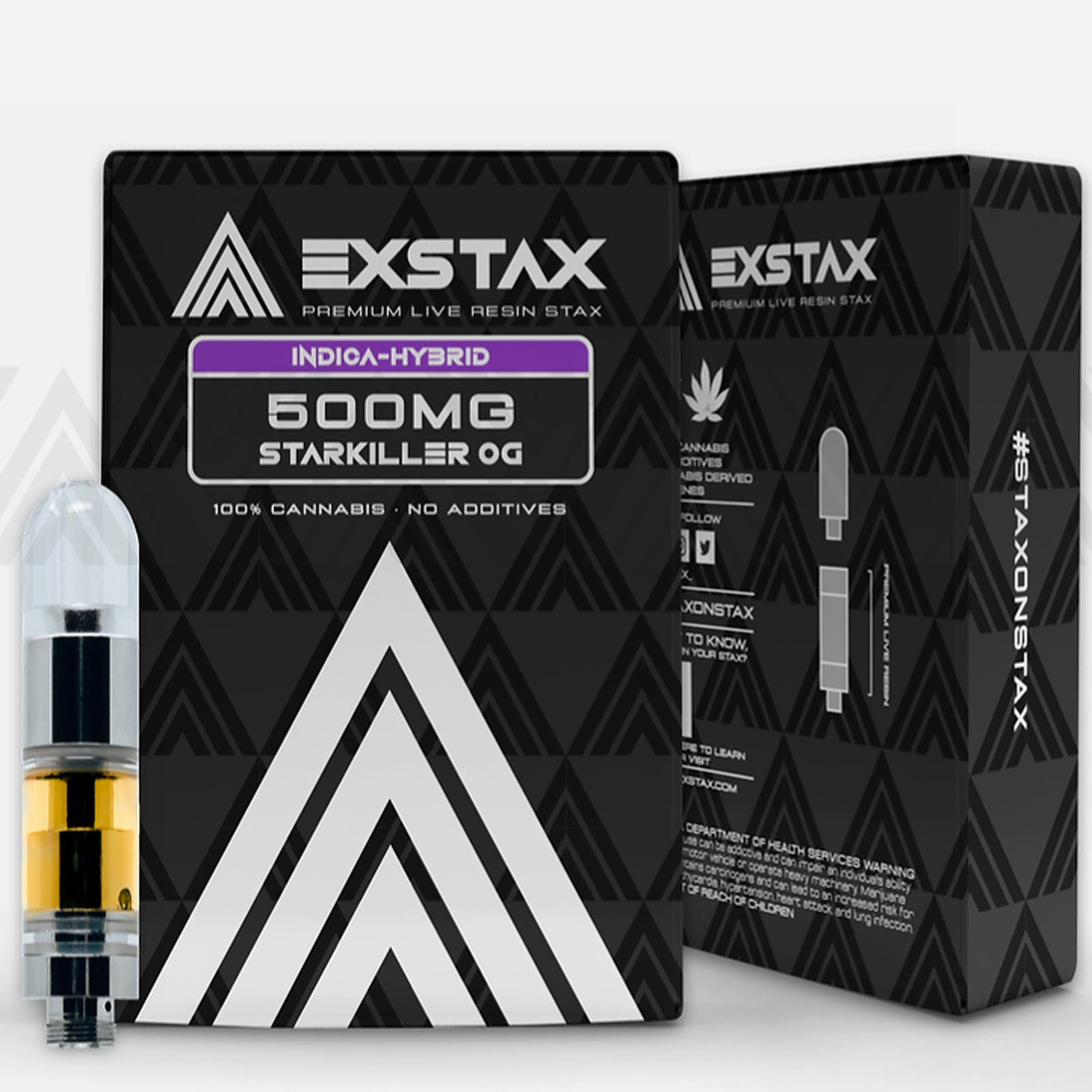 EXSTAX: EXSTAX Live Resin STAX - Starkiller OG | .5g (500mg) | Leafly