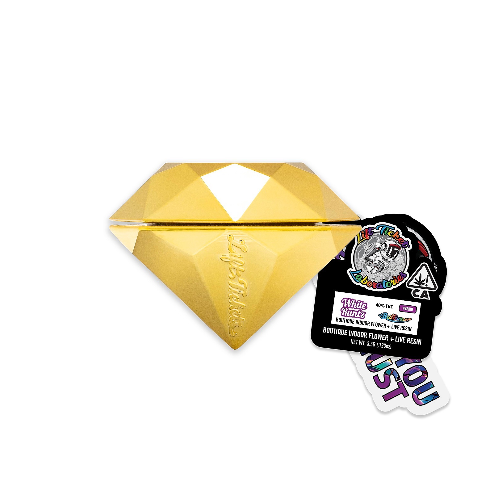 Lift Tickets: White Runtz - Brilliance Gold Infused Flower 3.5g ...