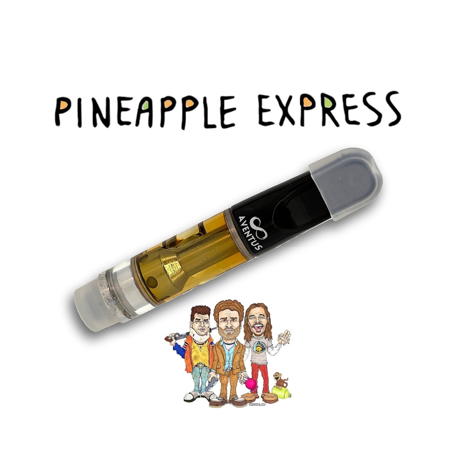 Aventus 8: THC PINEAPPLE EXPRESS HYBRID FULL SPECTRUM 510 THREAD VAPE ...