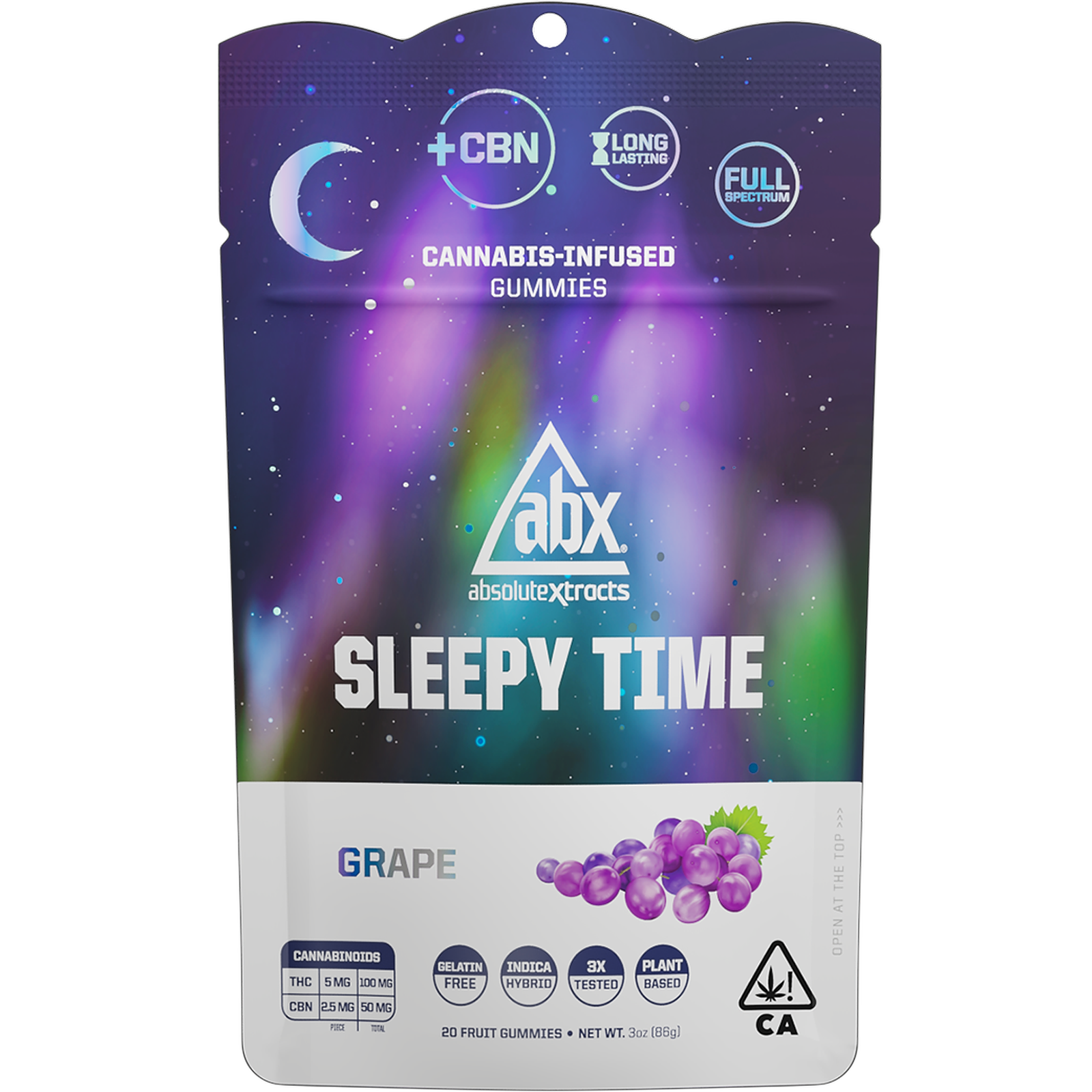 ABX AbsoluteXtracts: ABX - Grape Sleepy Time Solventless + CBN Gummies ...