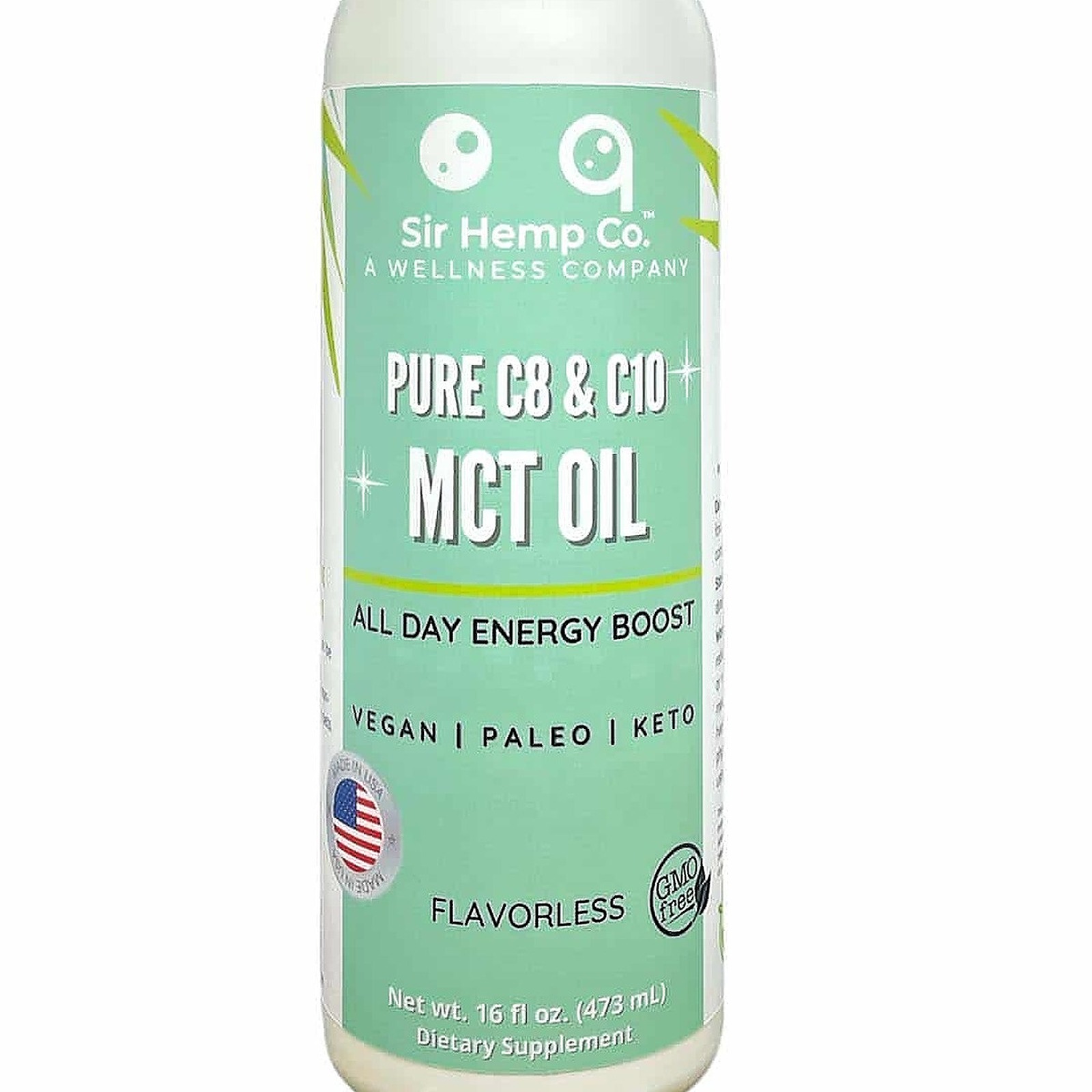 Sir Hemp Co. CBD: USDA Certified Organic MCT Oil - c8/c10 | Leafly