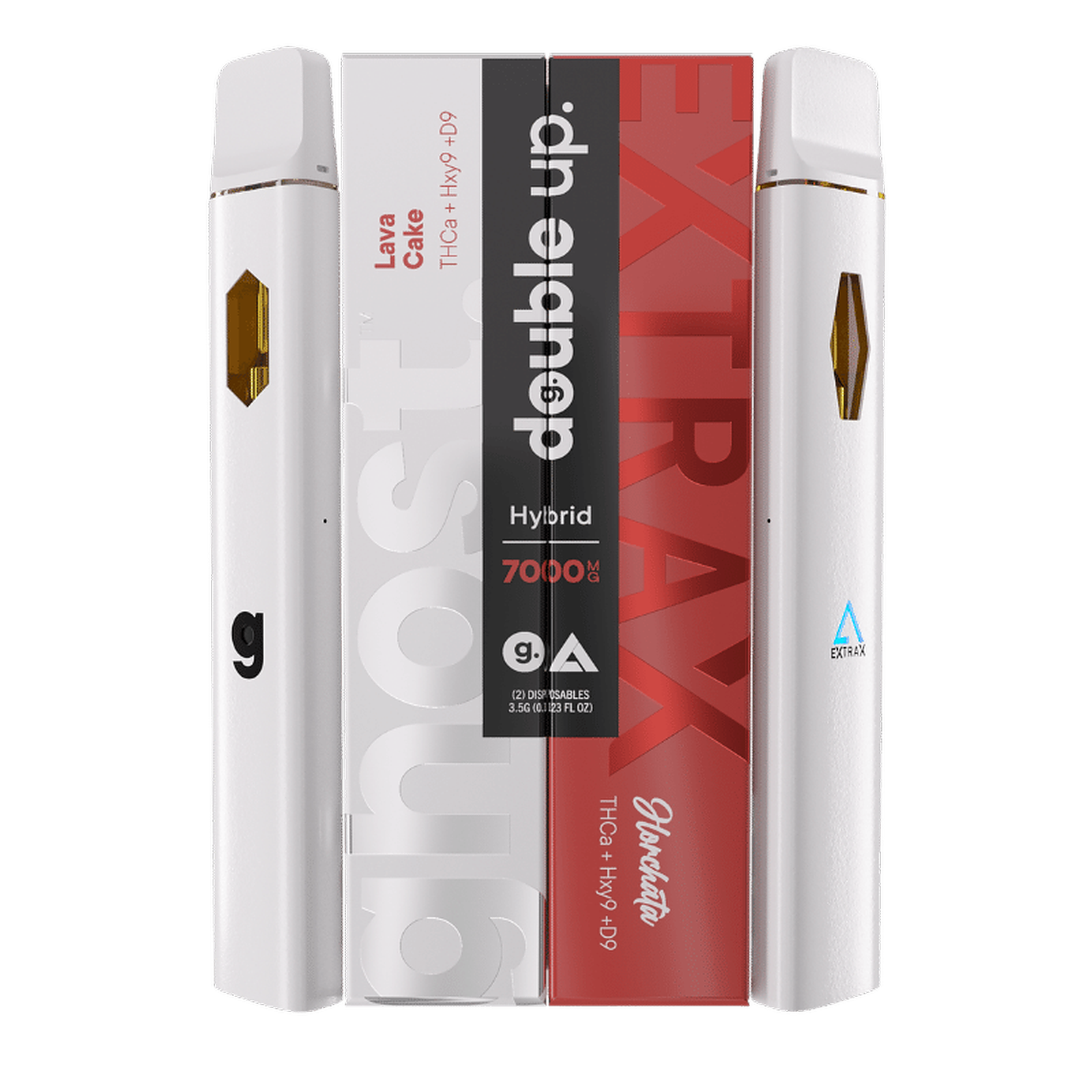 Delta Extrax: Horchata + Lava Cake Ghost Extrax Disposables - 2 Pack ...