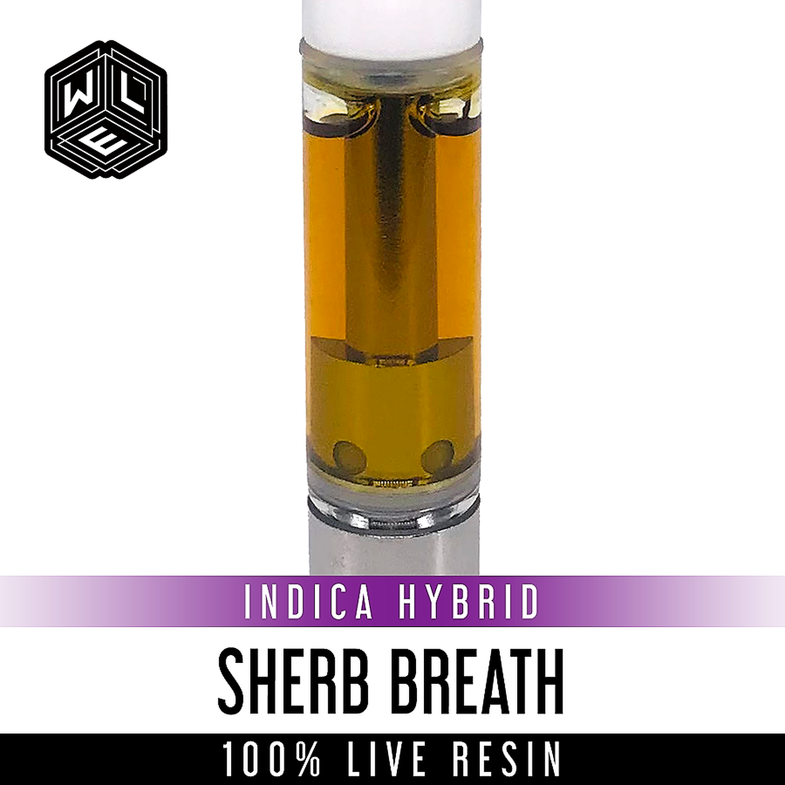 White Label Extracts Sherb Breath 100 Live Resin Cartridge 1 Gram