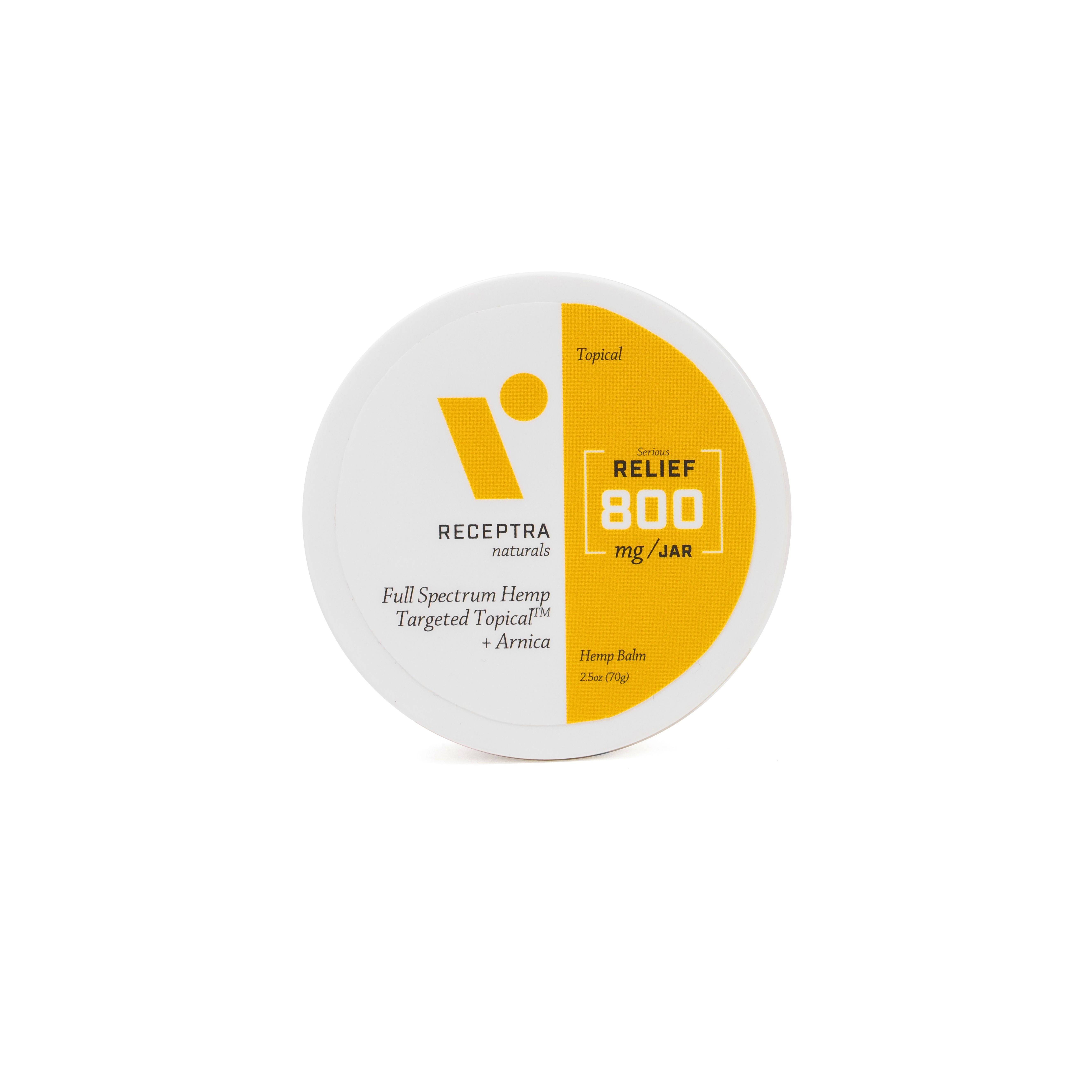 Receptra Relief Arnica Targeted Topical 800mg 2 5oz Leafly