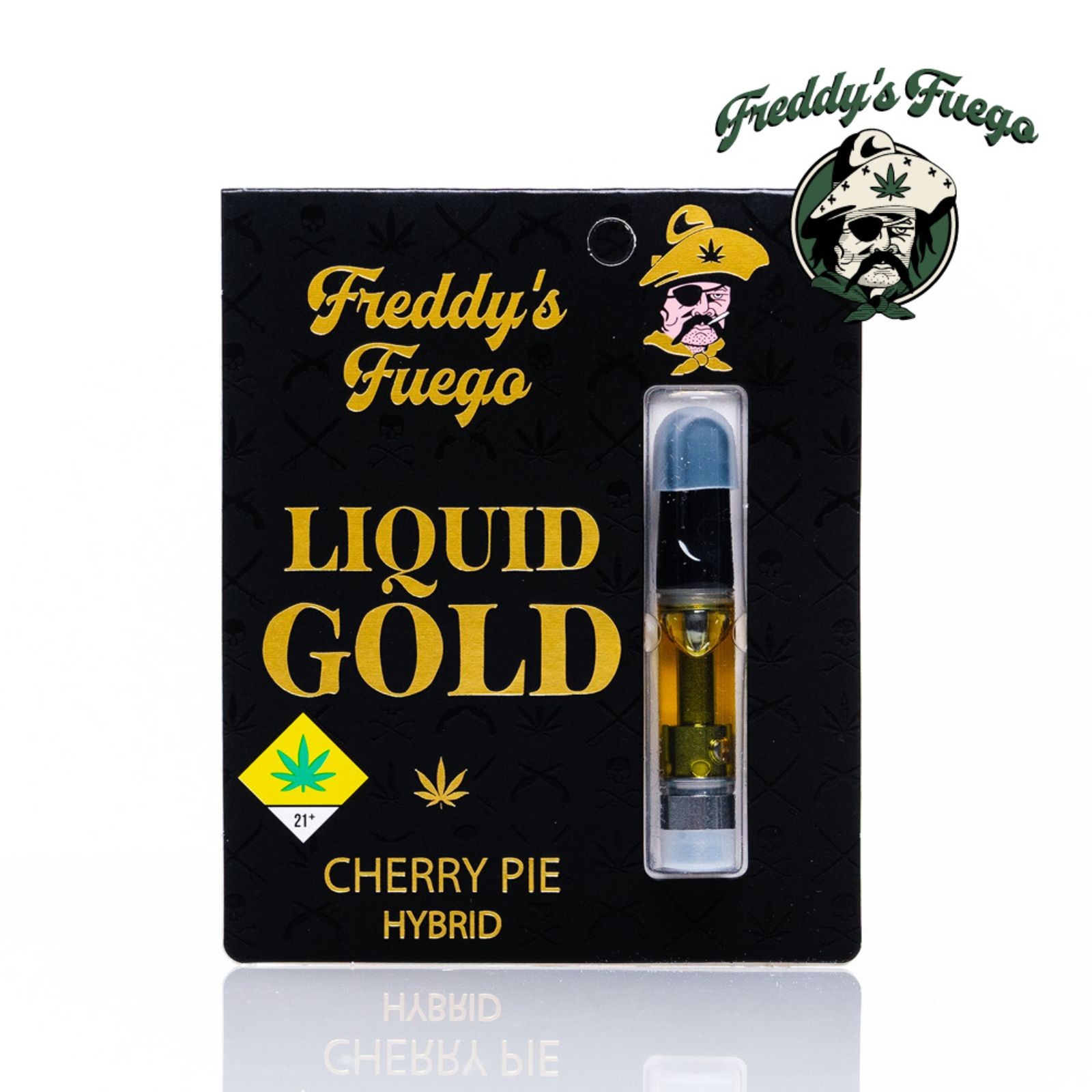Freddy's Fuego: Cherry Pie Liquid Gold Cartridge 1g | Leafly