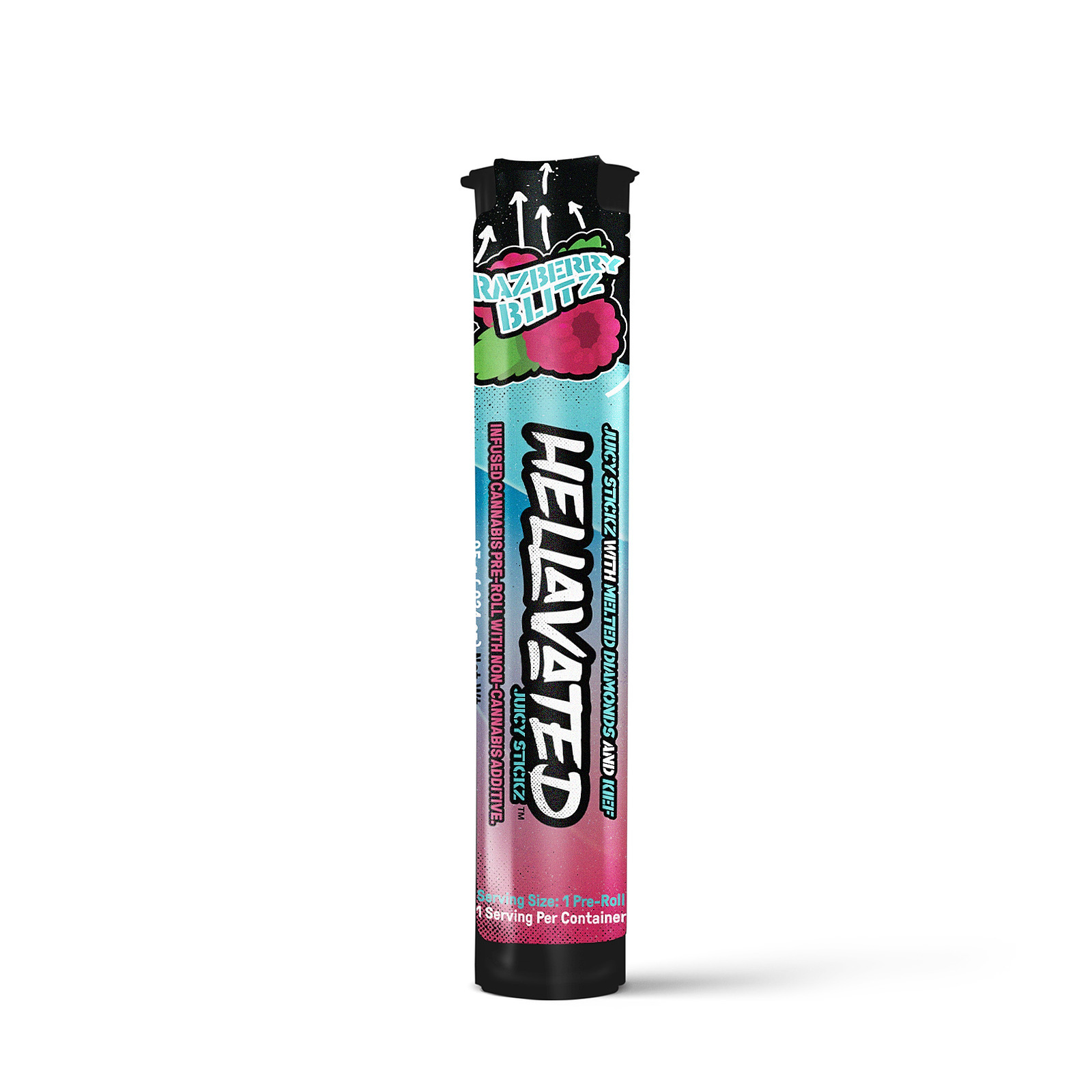 Hellavated: Razberry Blitz Juicy Stickz .95g | Leafly
