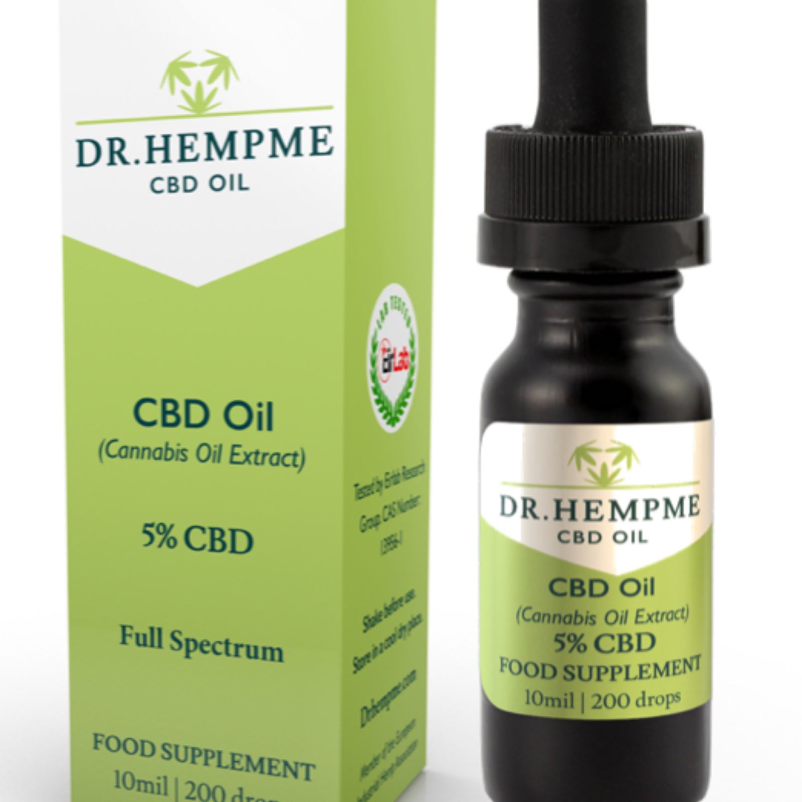 Dr. Hemp Me: Full Spectrum CBD Oil 5% (Only available in Ireland & the ...
