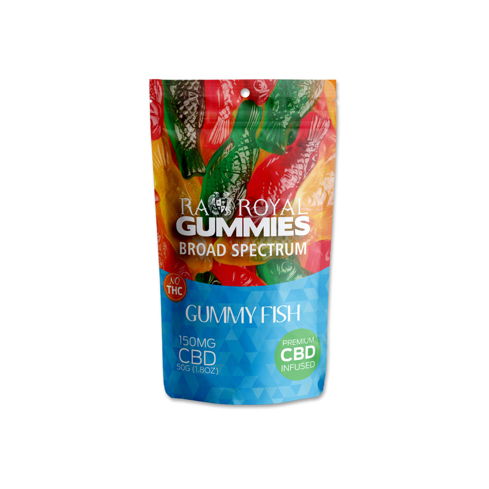 RA Royal: R.A. Royal Gummies: Broad Spectrum CBD Gummy Fish Pouch ...