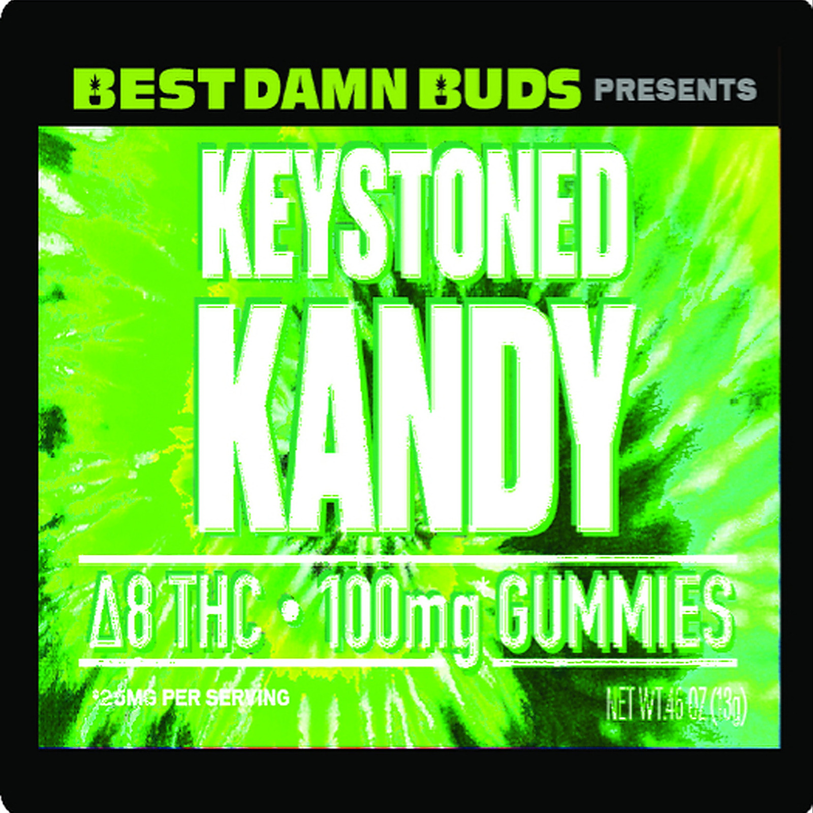 The Best Damn Buds: Keystoned Kandy - Gummies - Delta 8 - 100mg | Leafly