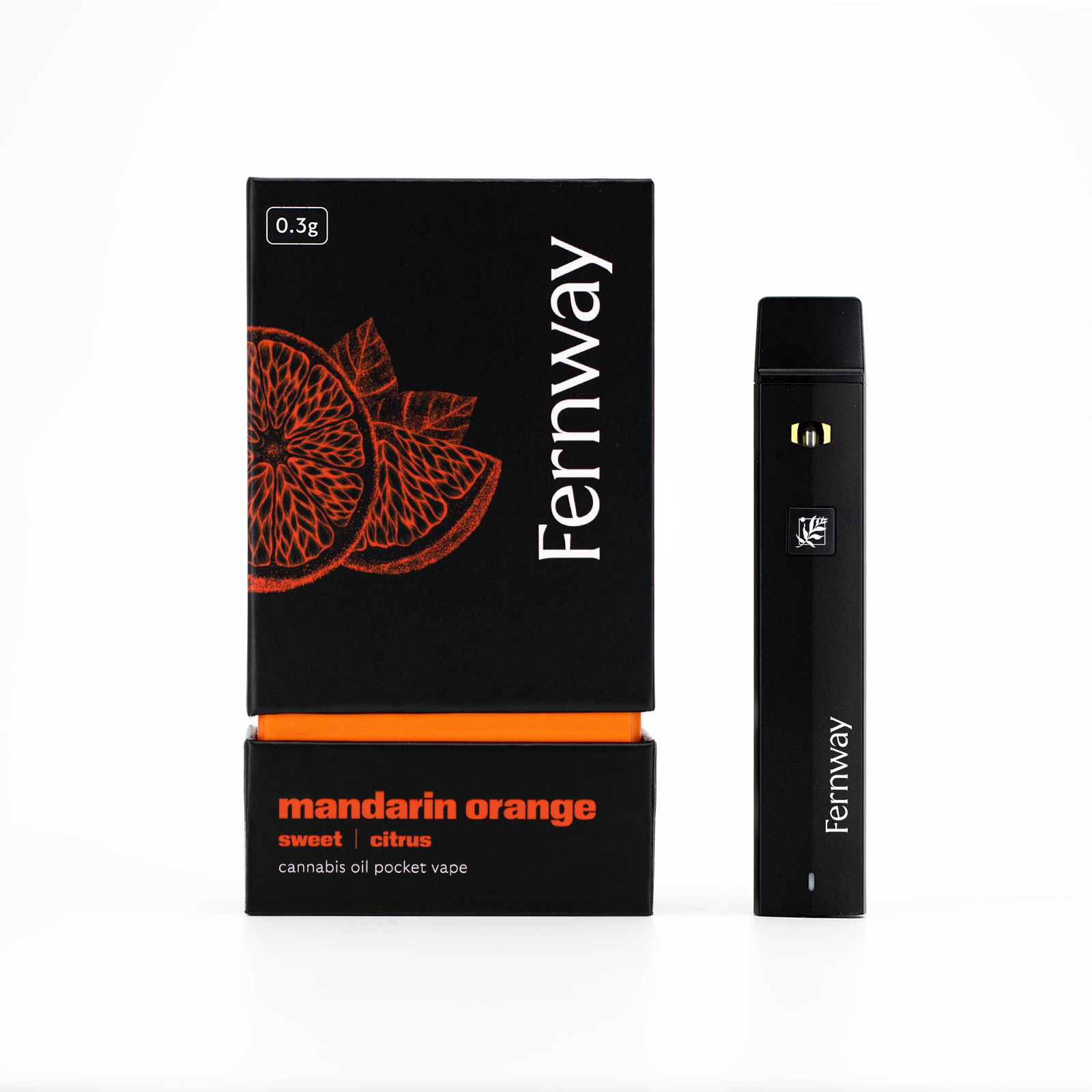 Fernway: Fernway - Mandarin Orange 0.3g Traveler Vape (S) | Leafly