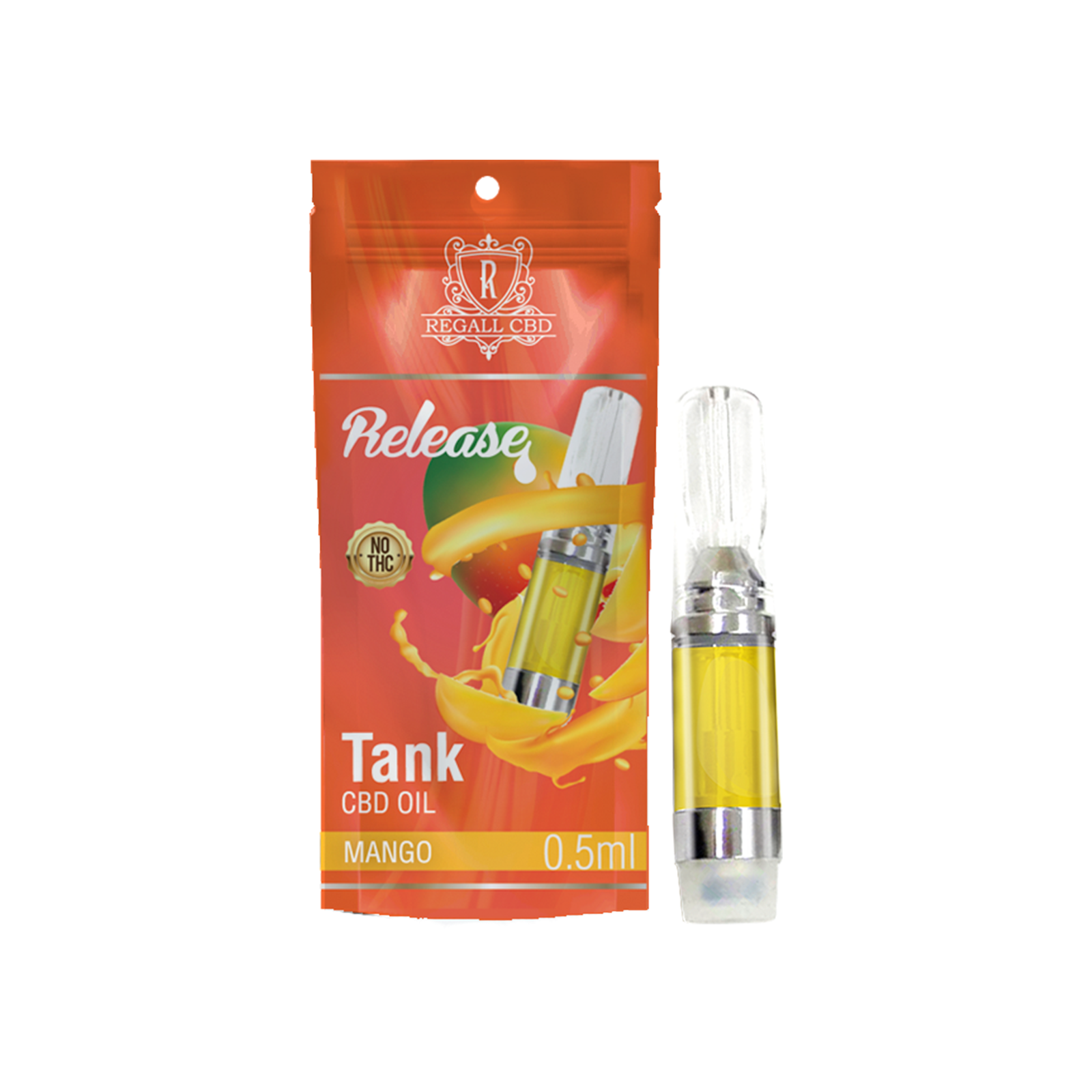 RA Royal: Regall CBD Vape Tank: Mango (70 MG) | Leafly