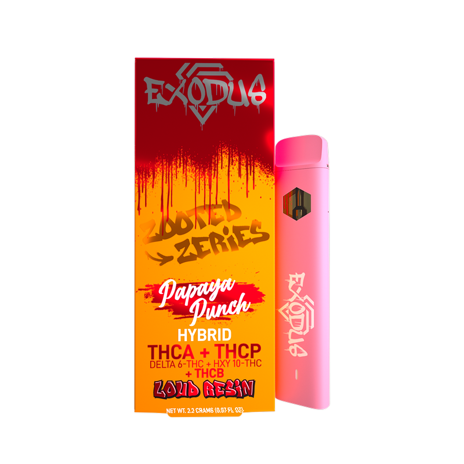 Exodus - Exoclub: Papaya Punch Zooted Disposable 2.2G | Leafly Exodus - Exoclub: Papaya Punch Zooted Disposable 2.2G | Leafly