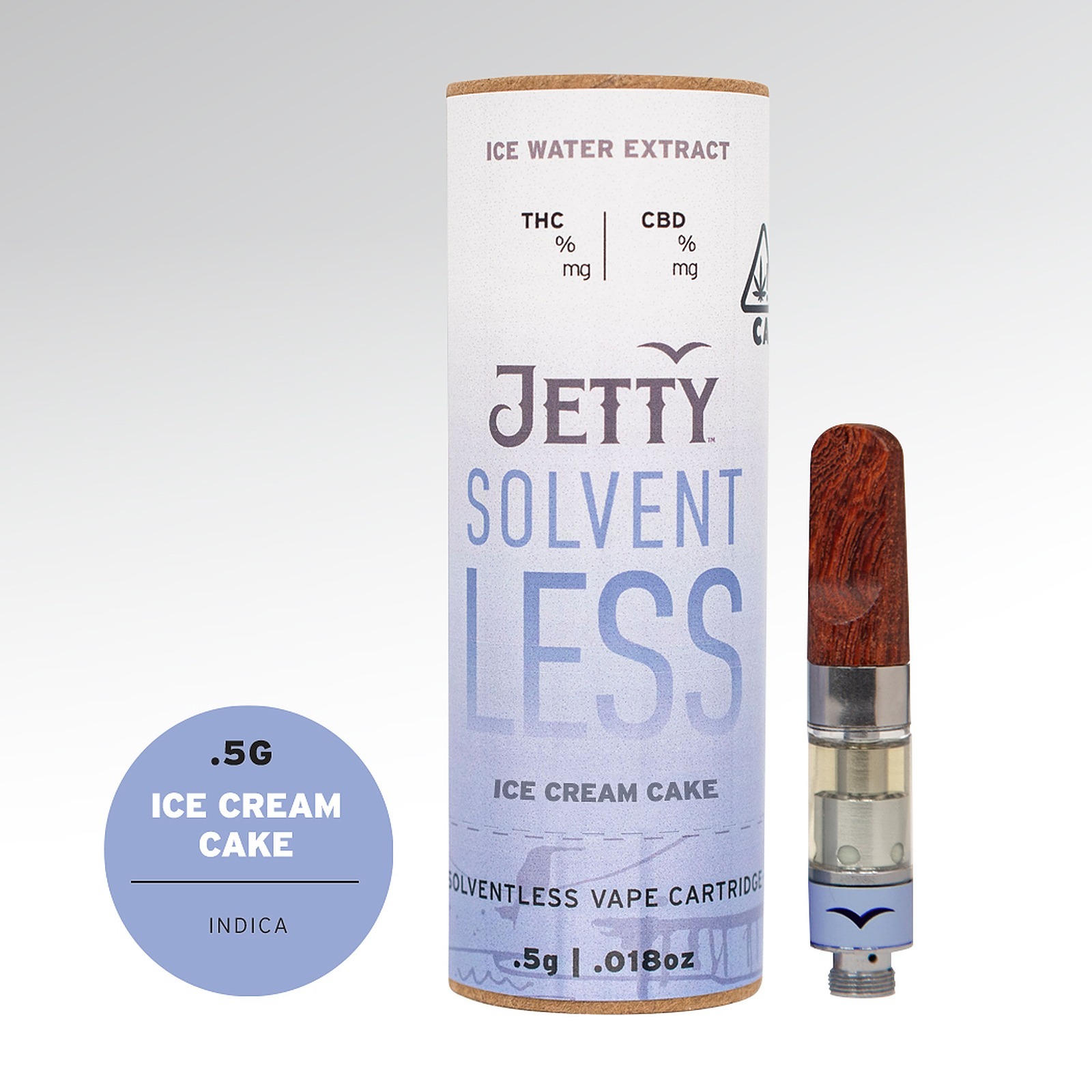 Jetty Extracts: Ice Cream Cake Solventless Cartridge .5g | Leafly