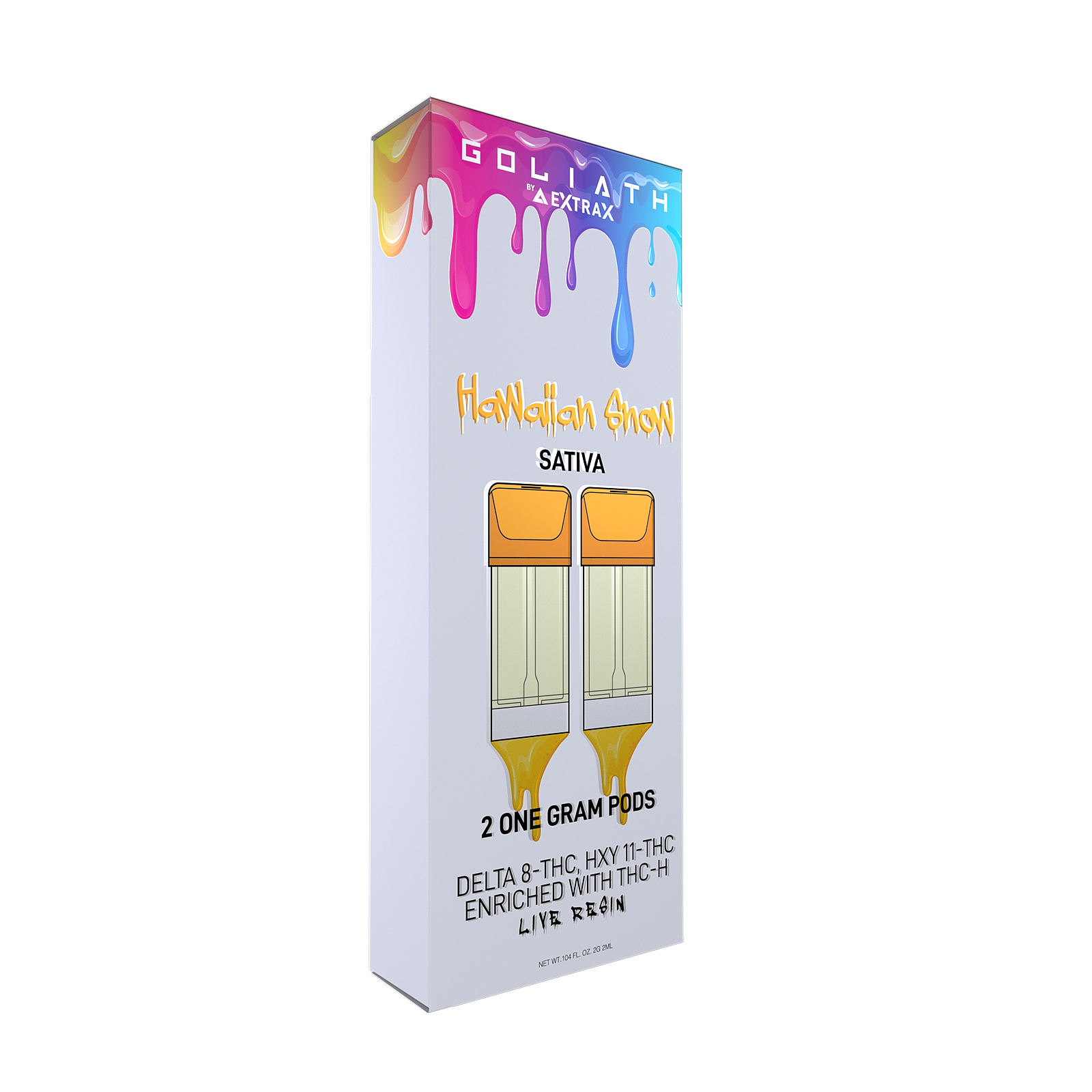 Delta Extrax: Hawaiian Snow Goliath 1G Pods – 2 Pack | Leafly