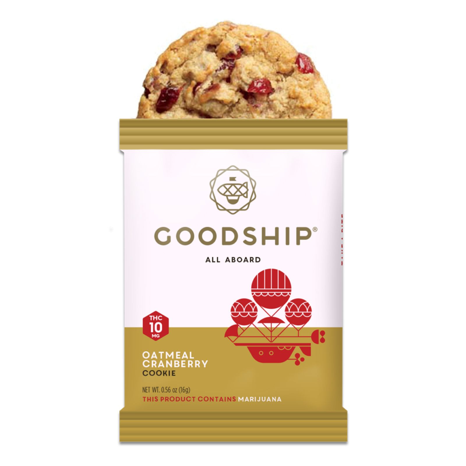 Goodship: Oatmeal Cranberry Cookie - 10mg Single | Leafly